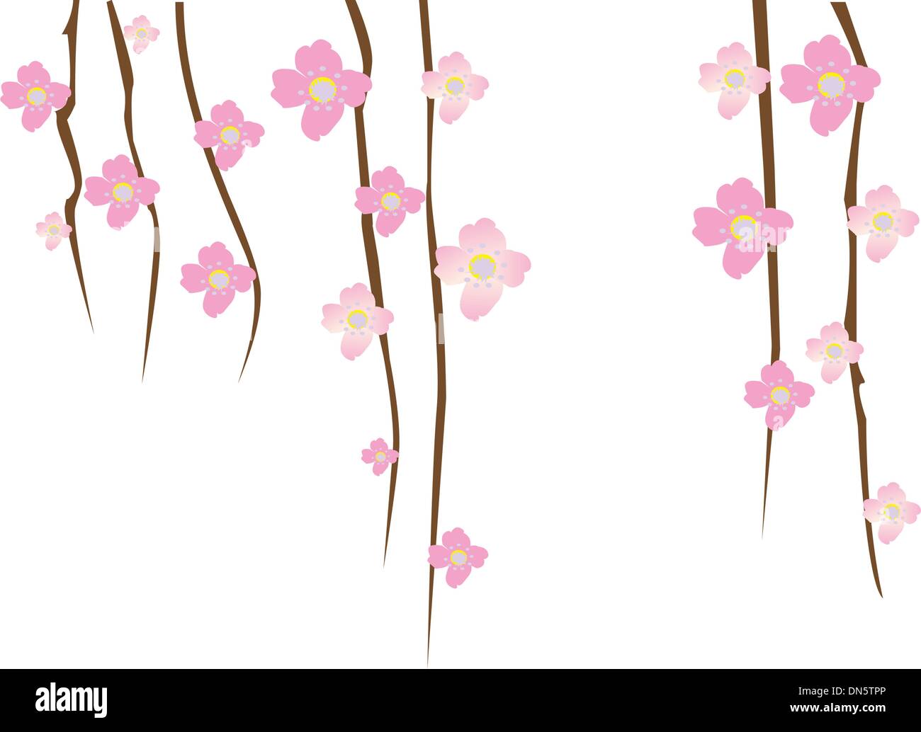 Sakura Stock Vector Images - Alamy