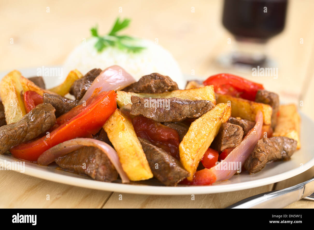 Peruvian typical food rice hi-res stock photography and images - Alamy