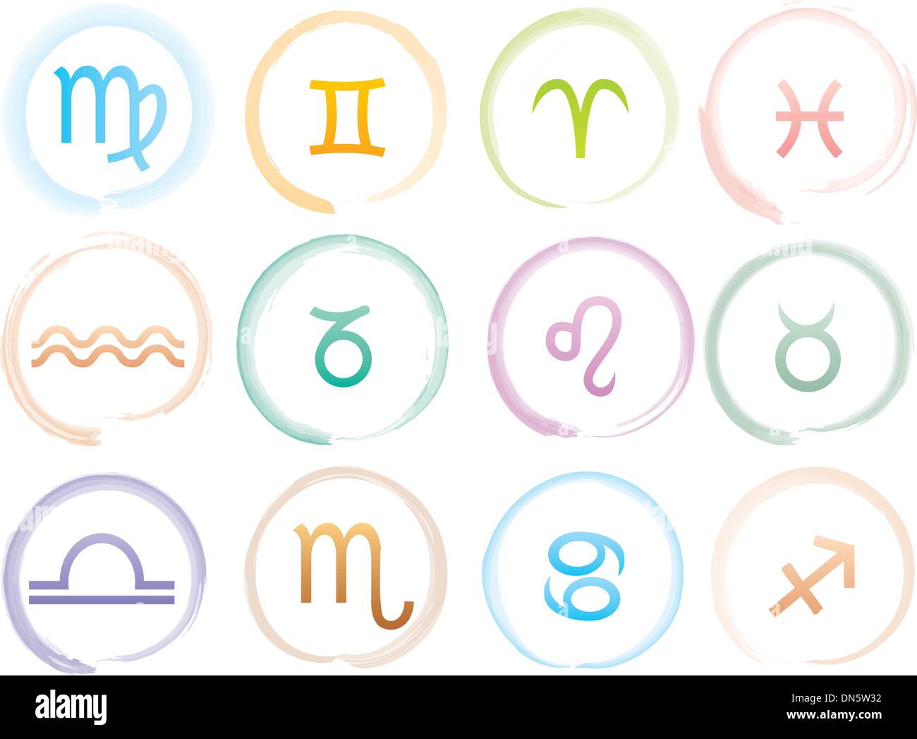 Taurus sagittarius horoscope signs hi-res stock photography and images ...
