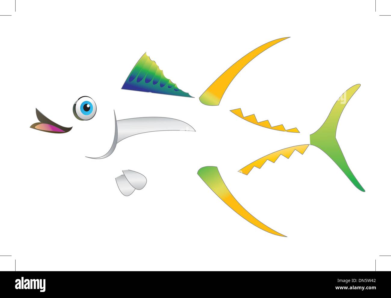 Yellow butterfly fish Cut Out Stock Images & Pictures - Alamy