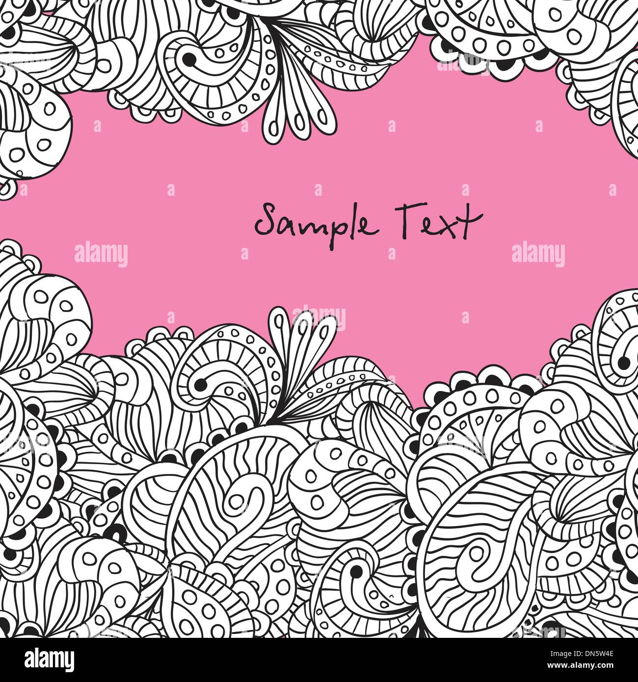 Abstract zentangle background hi-res stock photography and images - Alamy