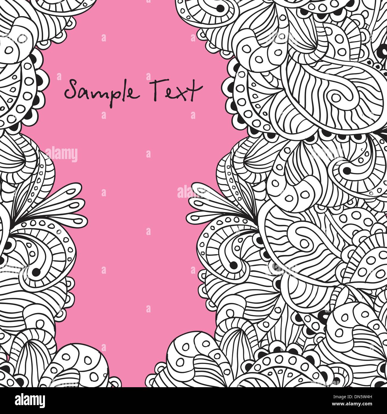 Abstract zentangle background hi-res stock photography and images - Alamy