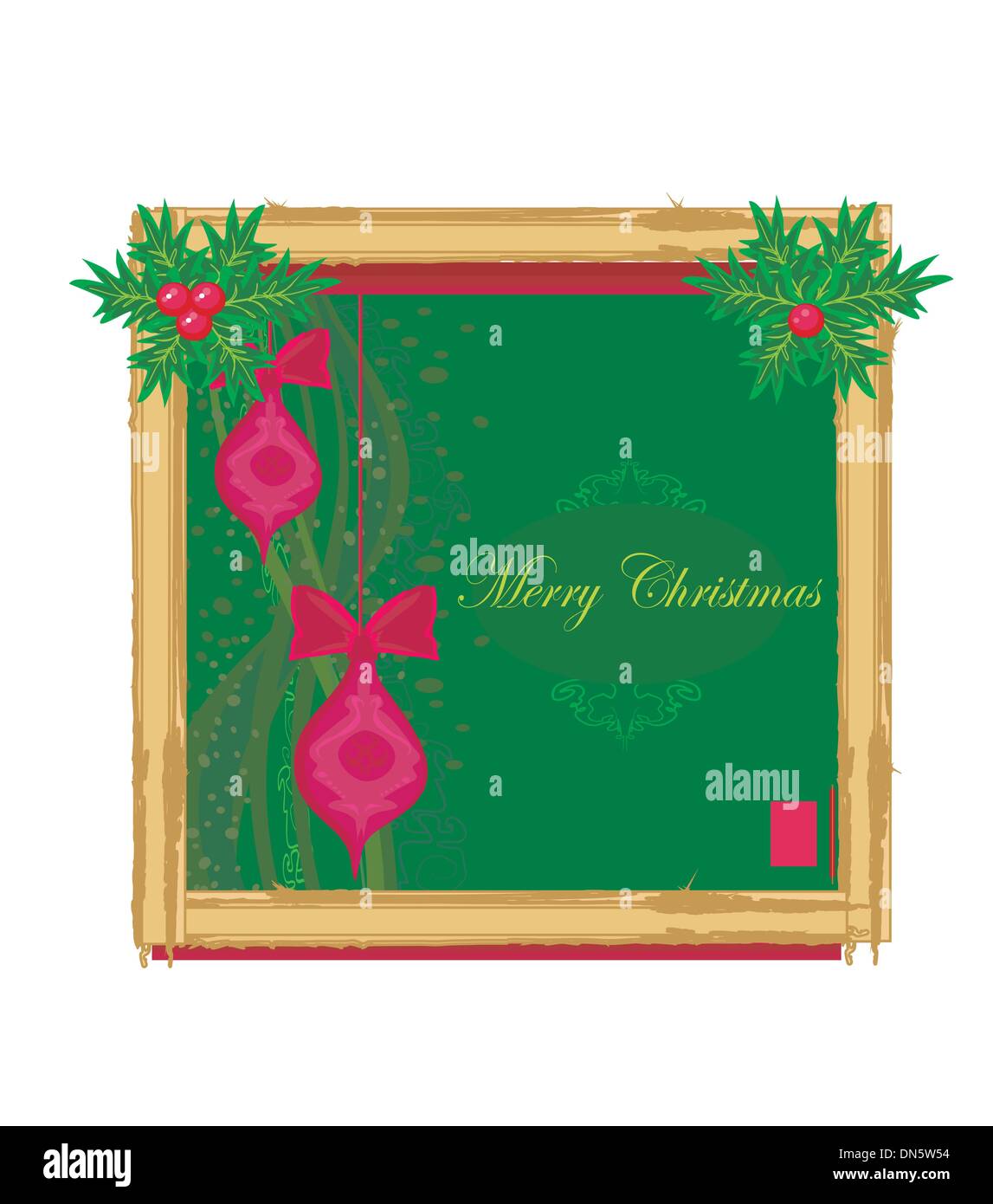 Christmas present mistletoe pattern Stock Vector Images - Alamy
