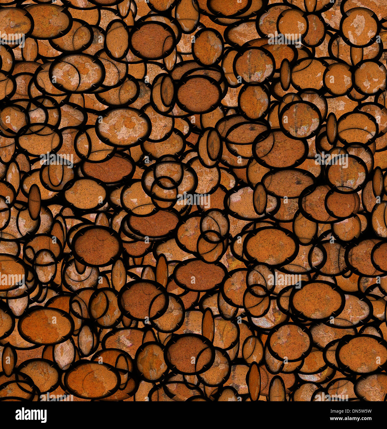 orange abstract backdrop circle ellipse shape Stock Photo - Alamy