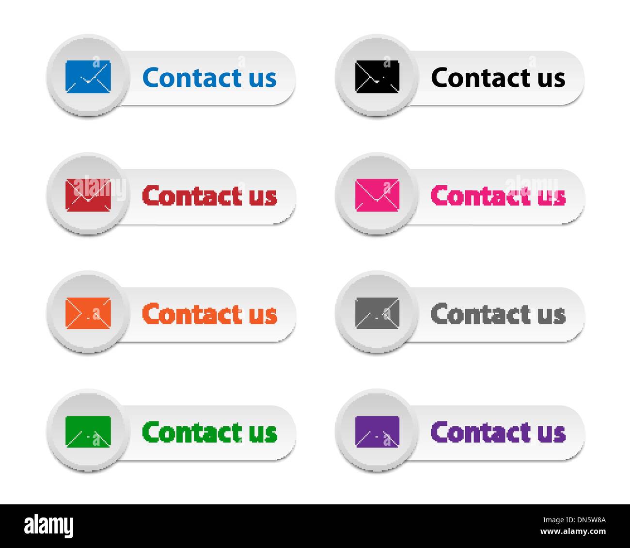 Black white contact us hi-res stock photography and images - Alamy