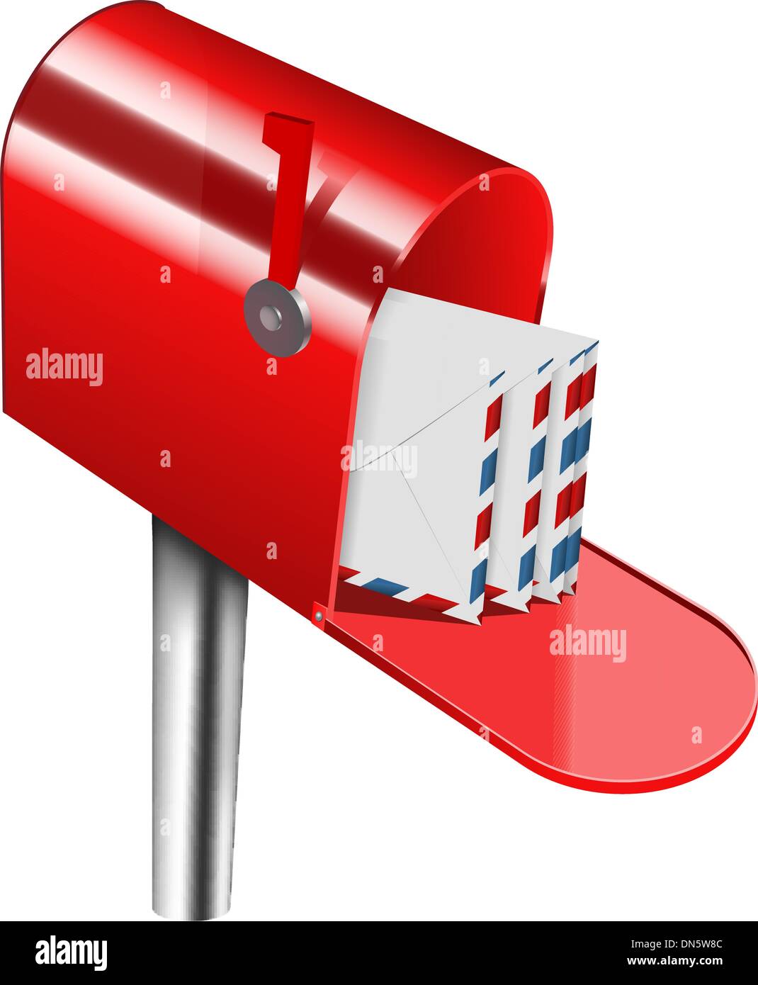 Mailbox Stock Vector Images - Alamy