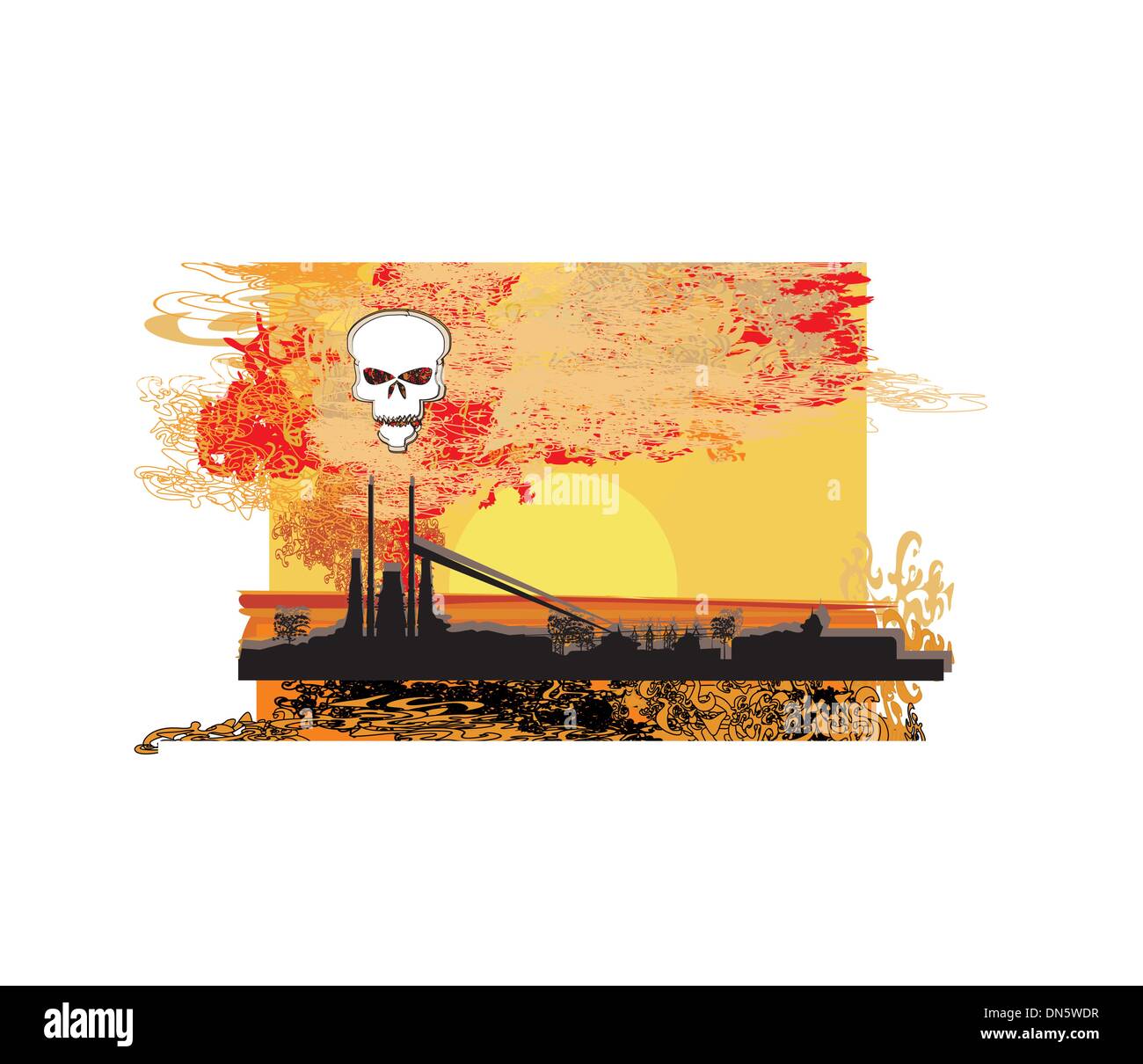 Black chimney art Cut Out Stock Images & Pictures - Alamy