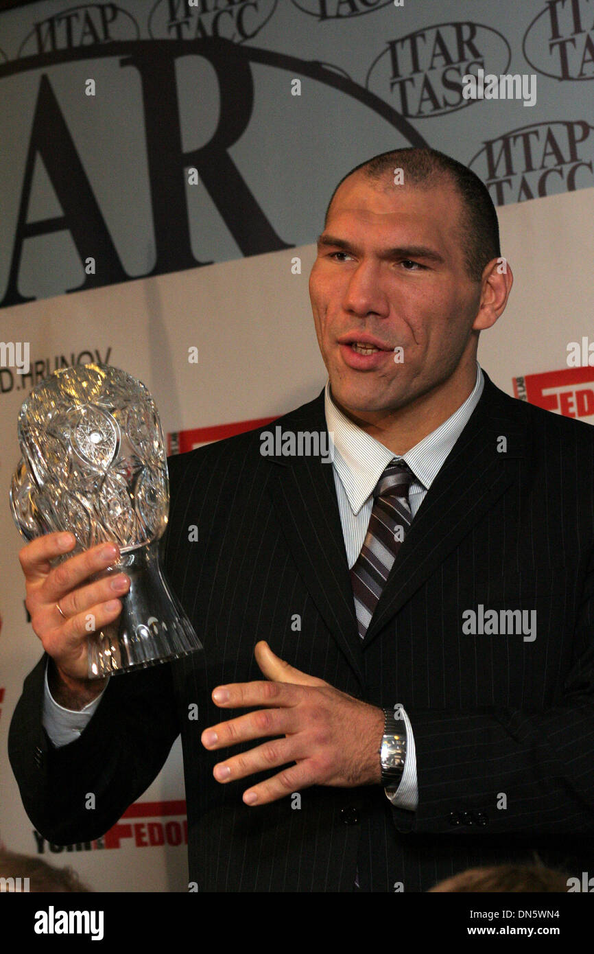 Russian heavy weight boxer Nikolai Valuev at the press conference in ...