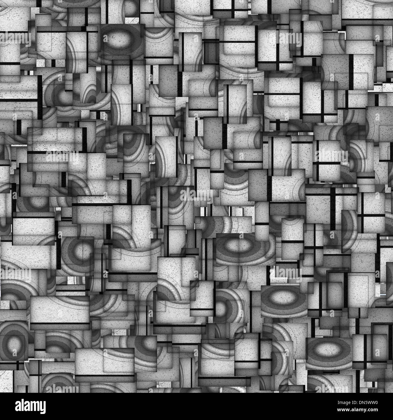 3d sound system fragmented abstract gray Stock Photo - Alamy