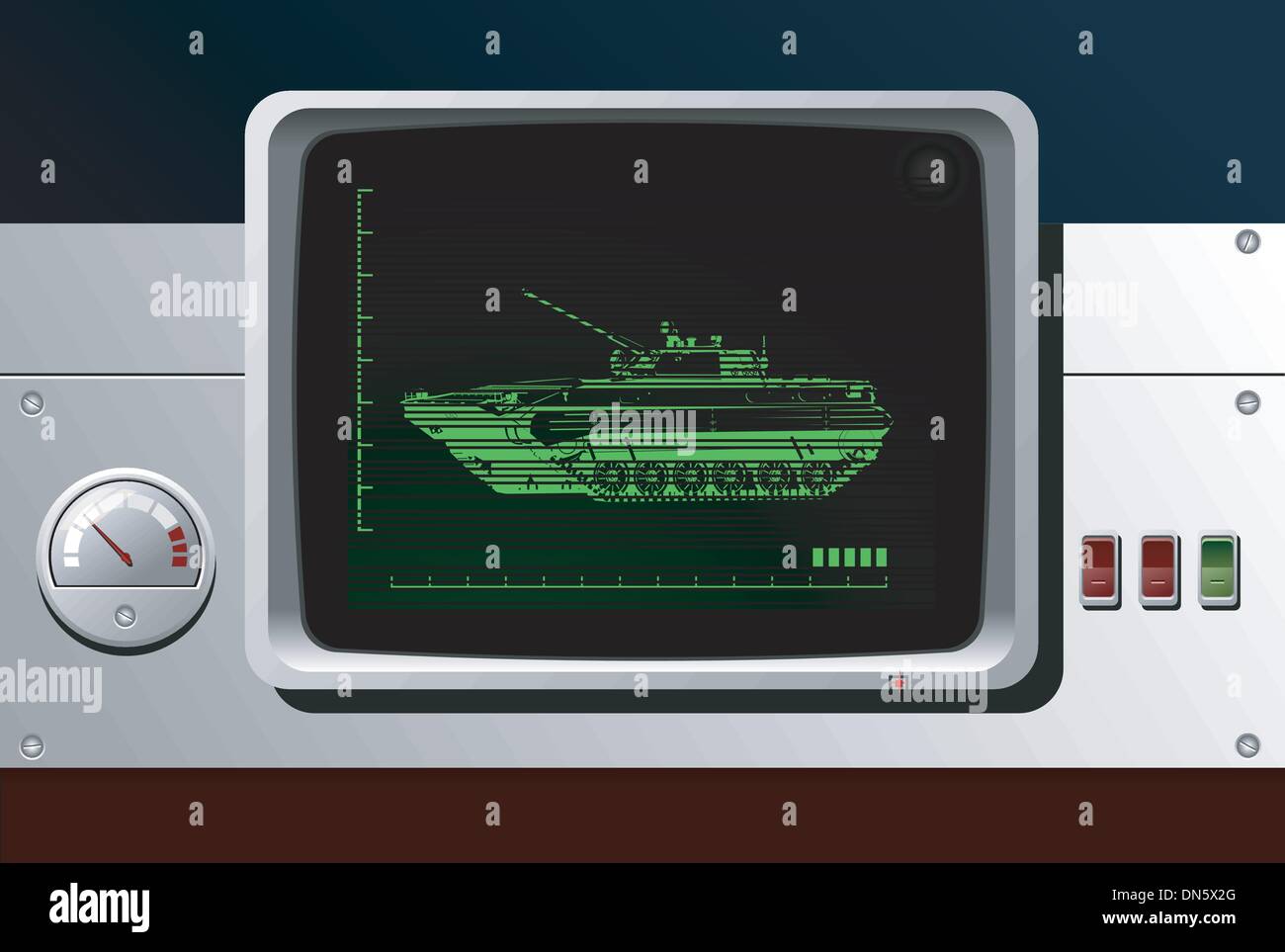 Radar display Stock Vector Images - Alamy