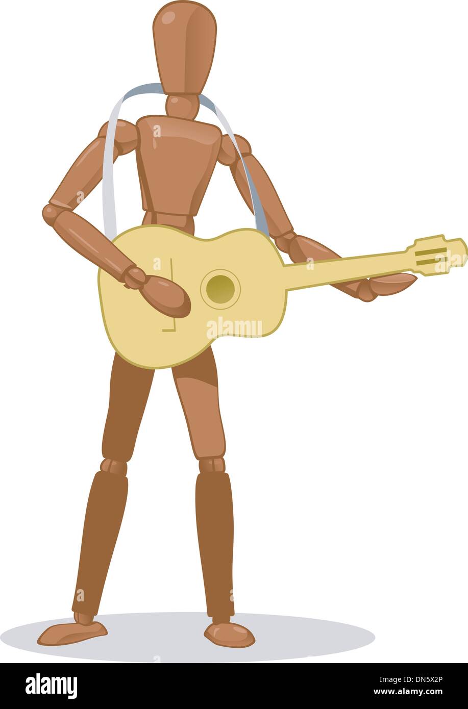 Stand for guitar Stock Vector Images - Alamy