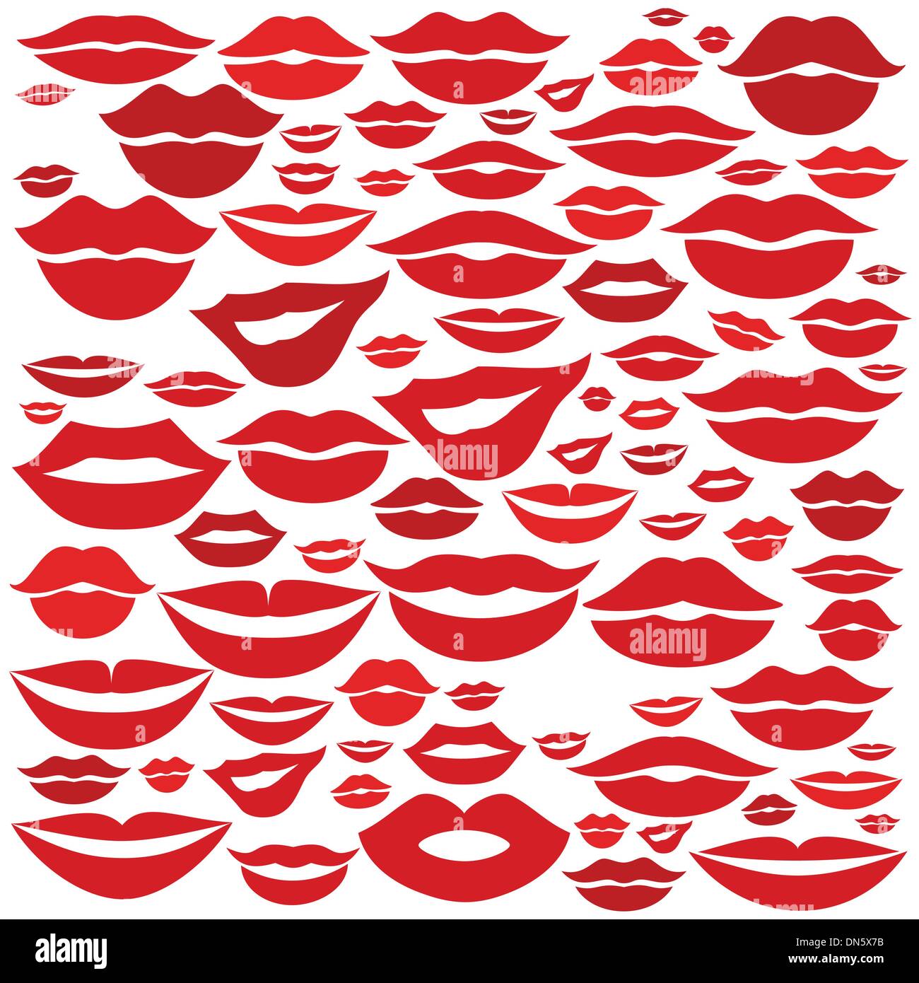Lip shape Stock Vector Images - Alamy