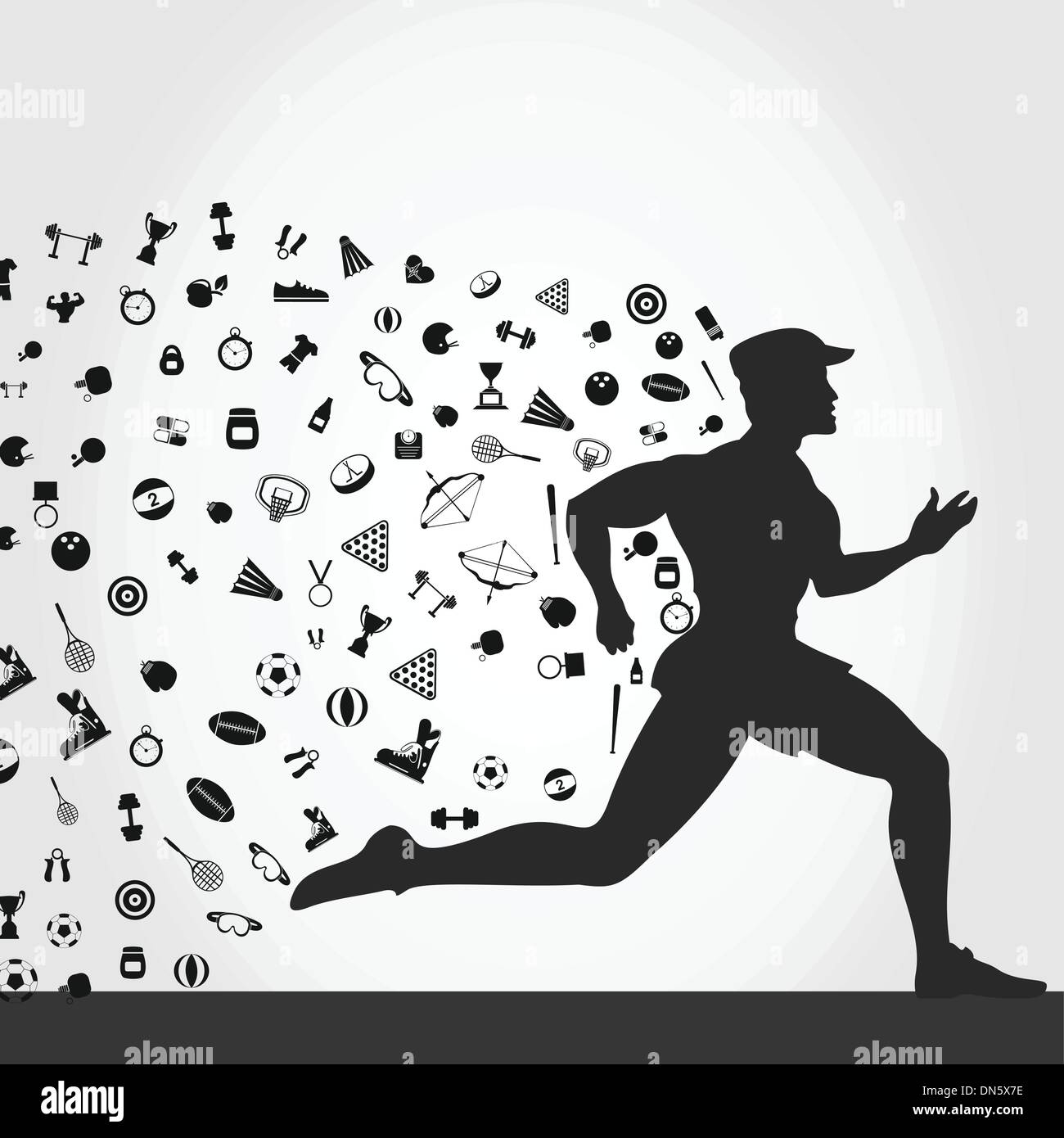 Guy runner Stock Vector Images - Alamy