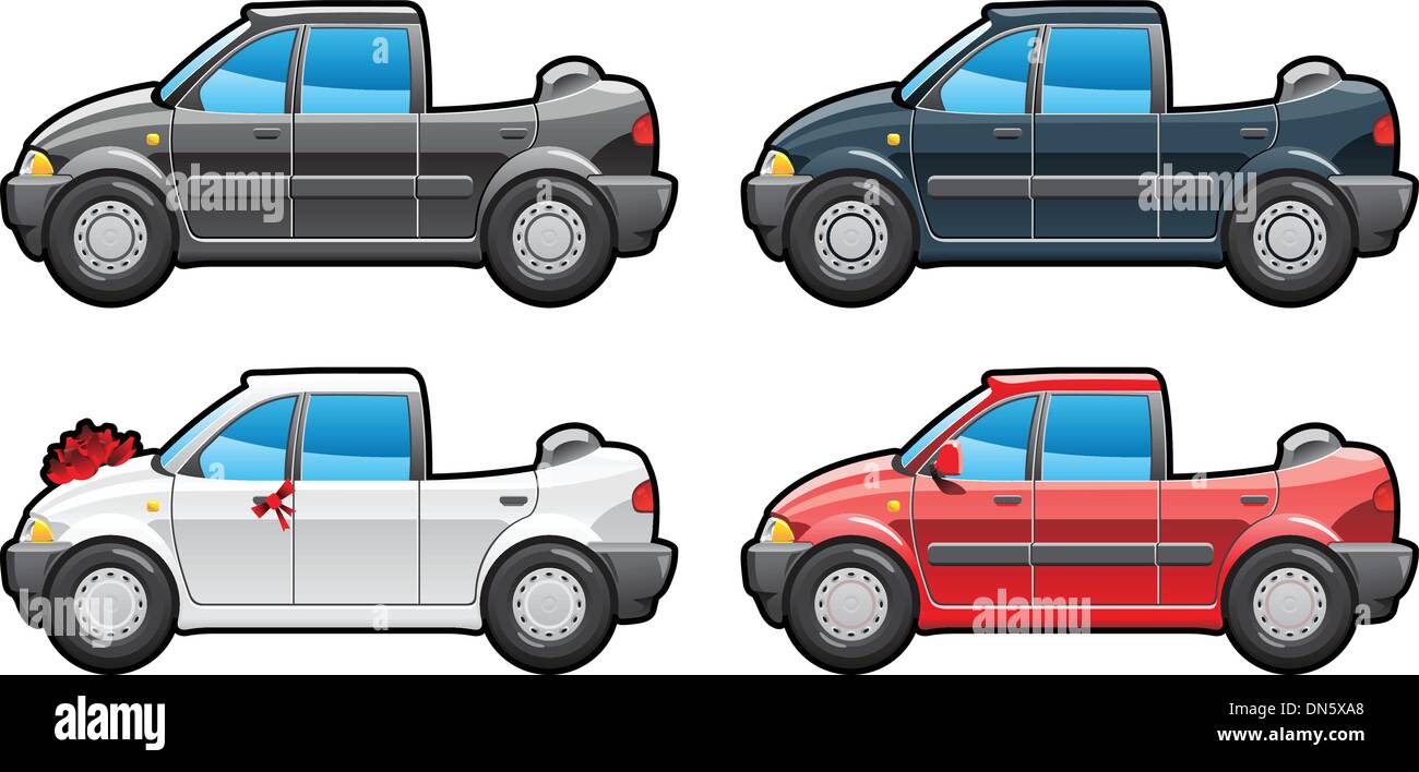 Flower cars Cut Out Stock Images & Pictures - Alamy