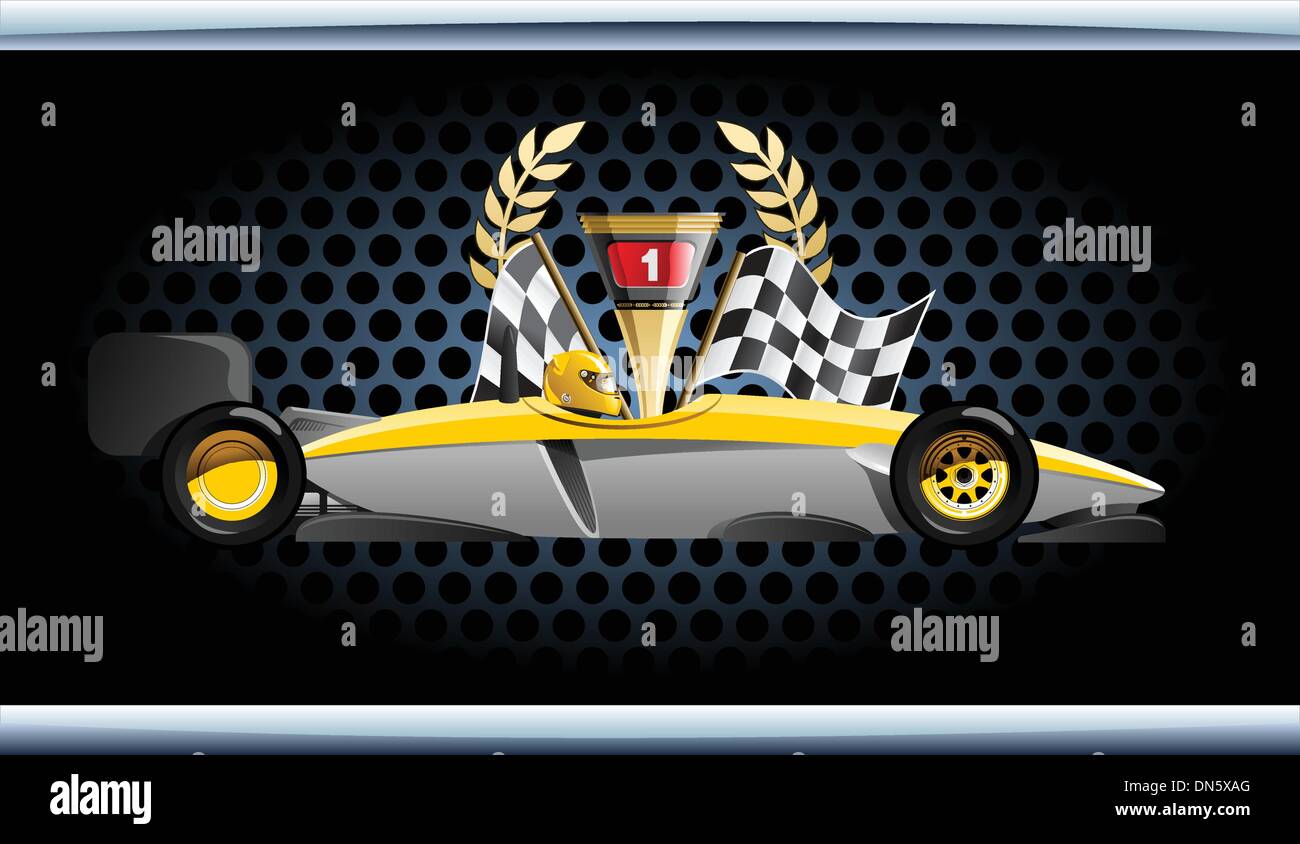 Formula 1 racing car Stock Vector Images - Alamy