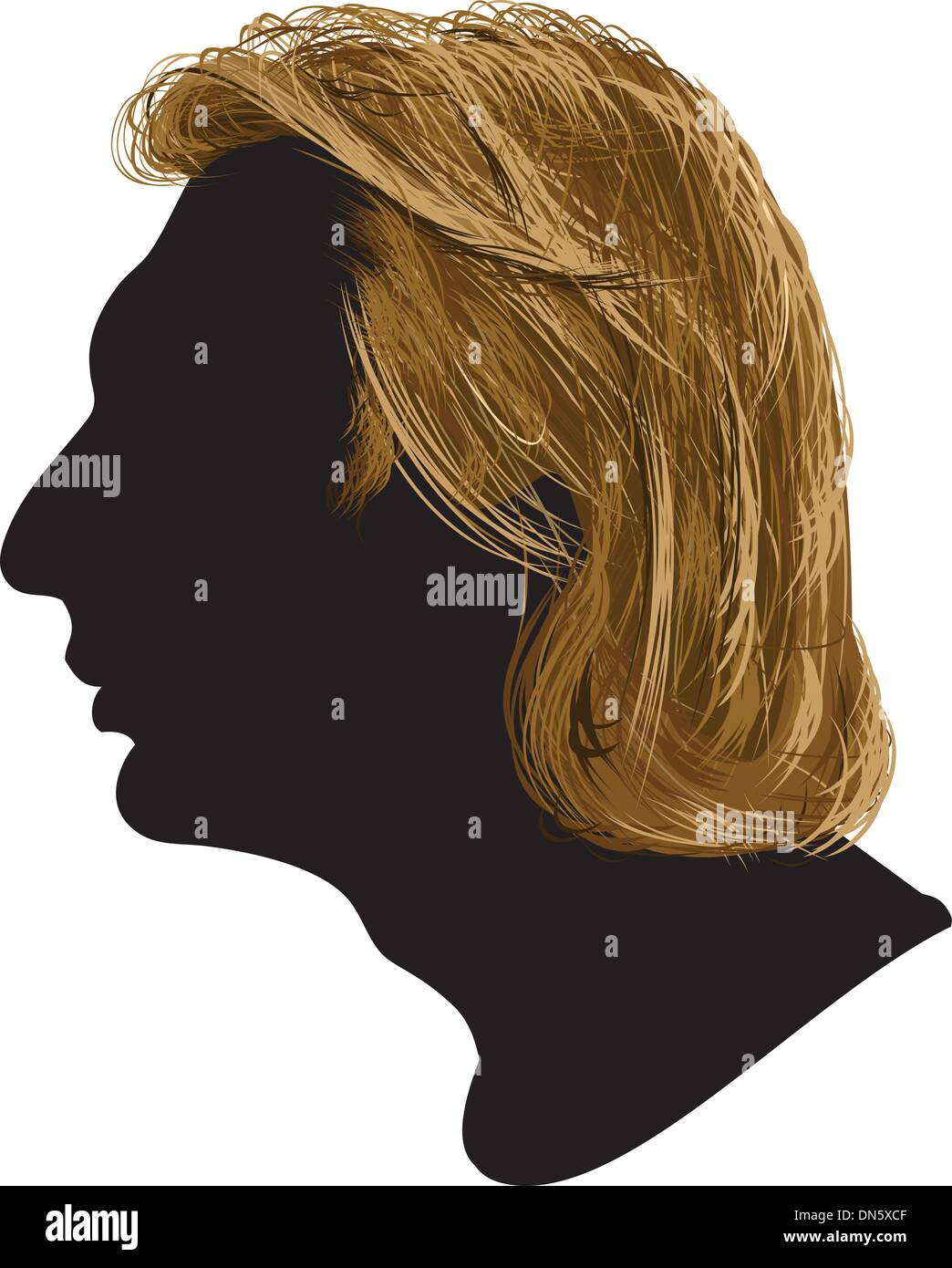 Male mannequin face profile Stock Vector Images - Alamy