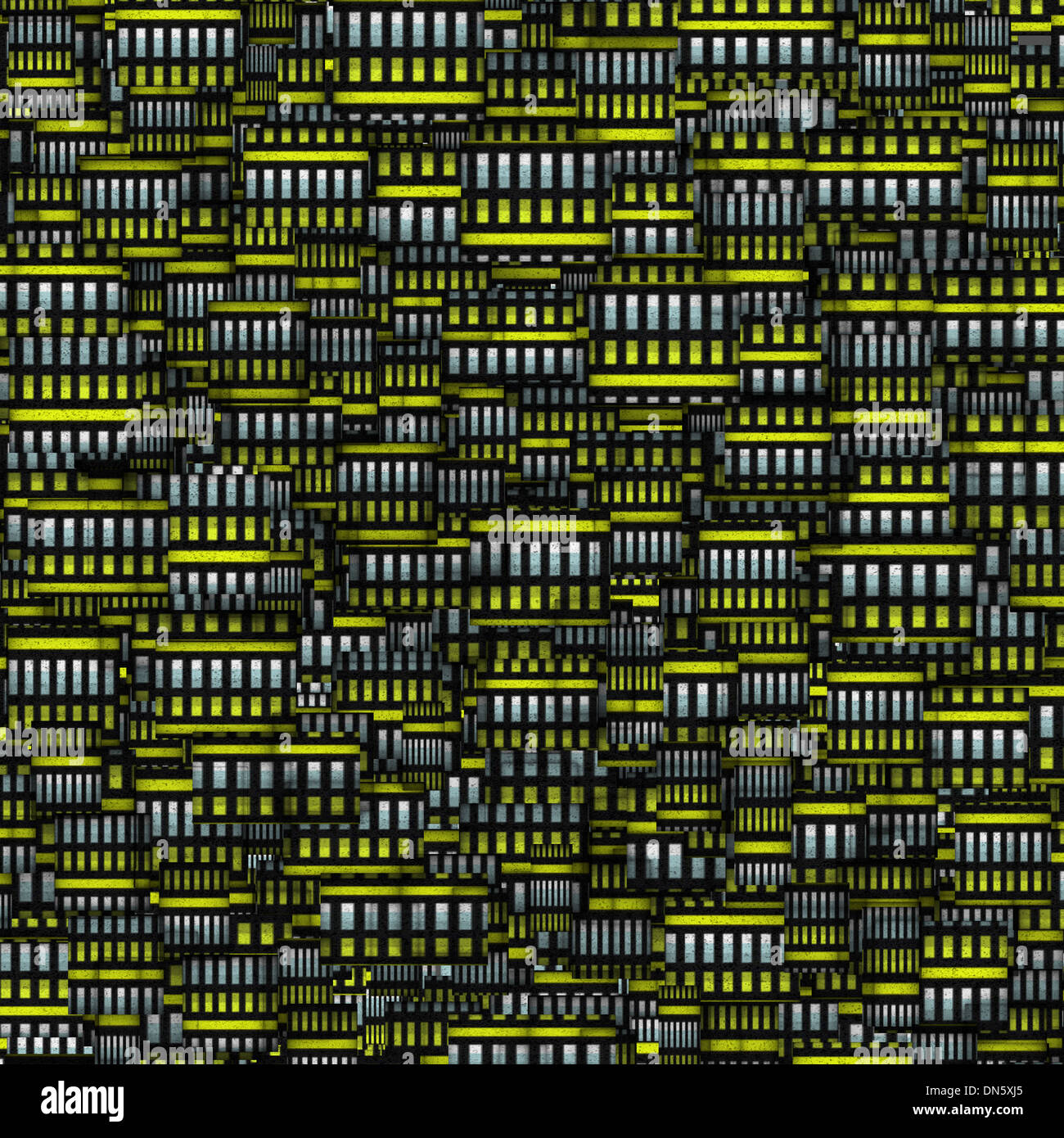 mosaic tile techno fragmented backdrop Stock Photo - Alamy