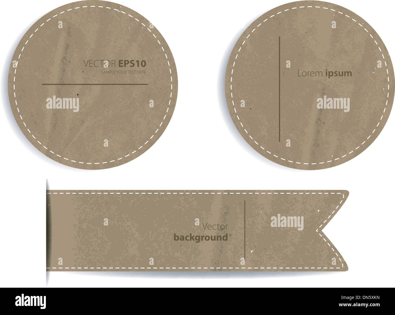 Stickers paper set Stock Vector Image & Art - Alamy