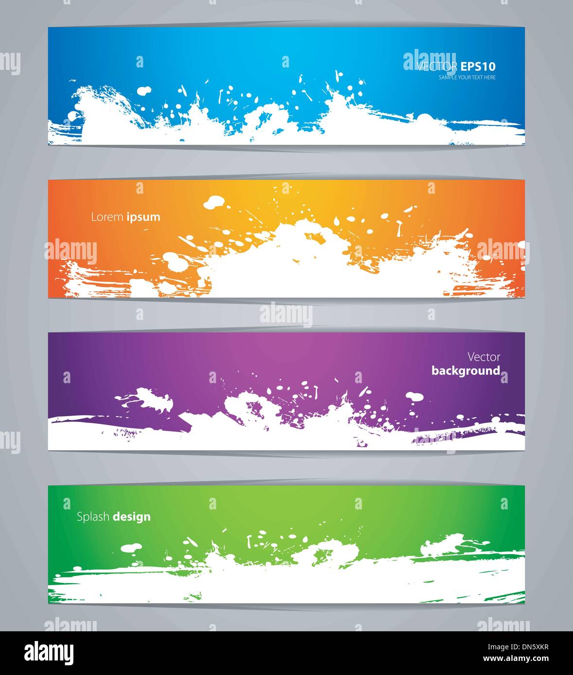 Splash designs set Stock Vector Image & Art - Alamy