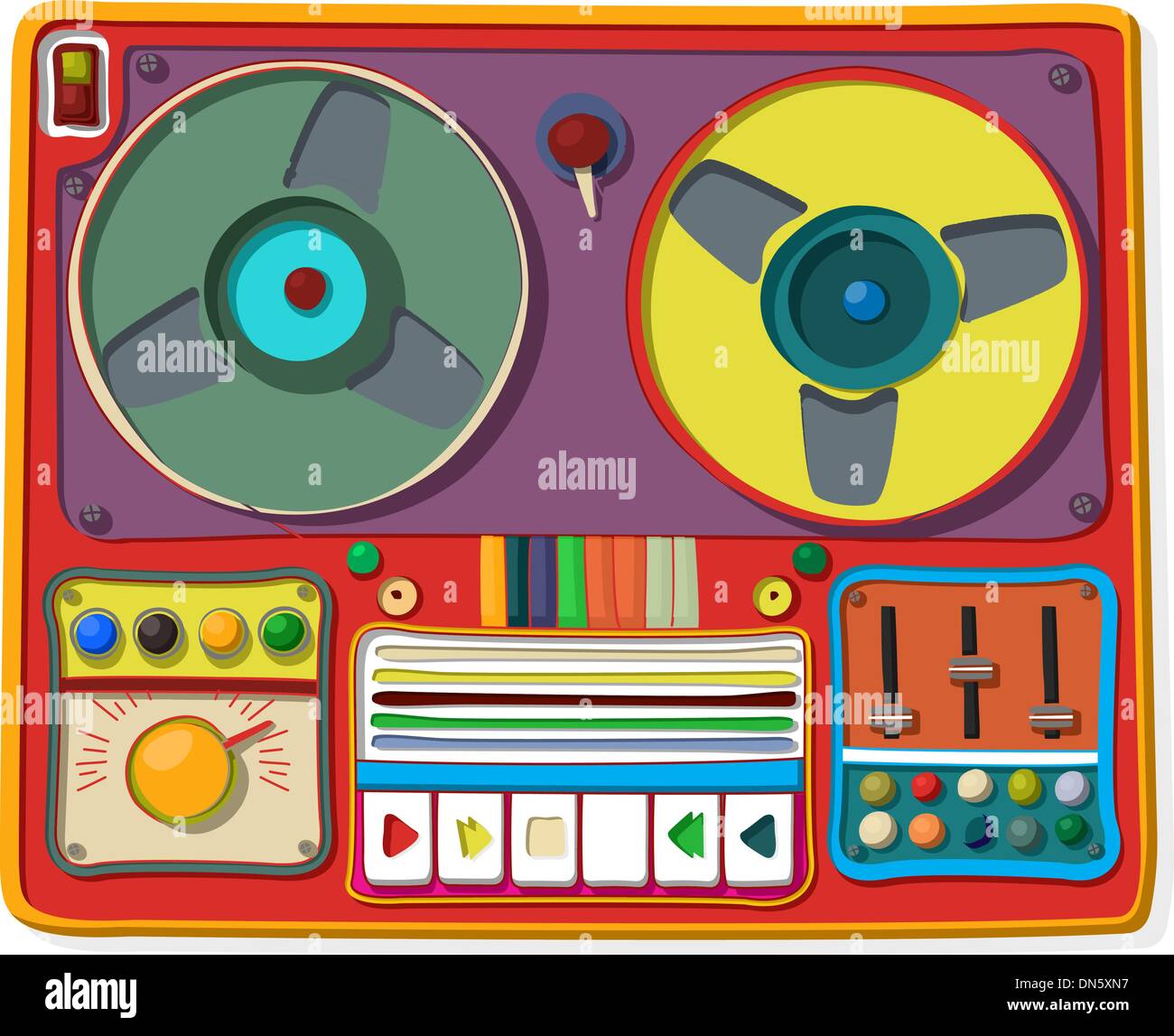 1970s studio recording Stock Vector Images - Alamy