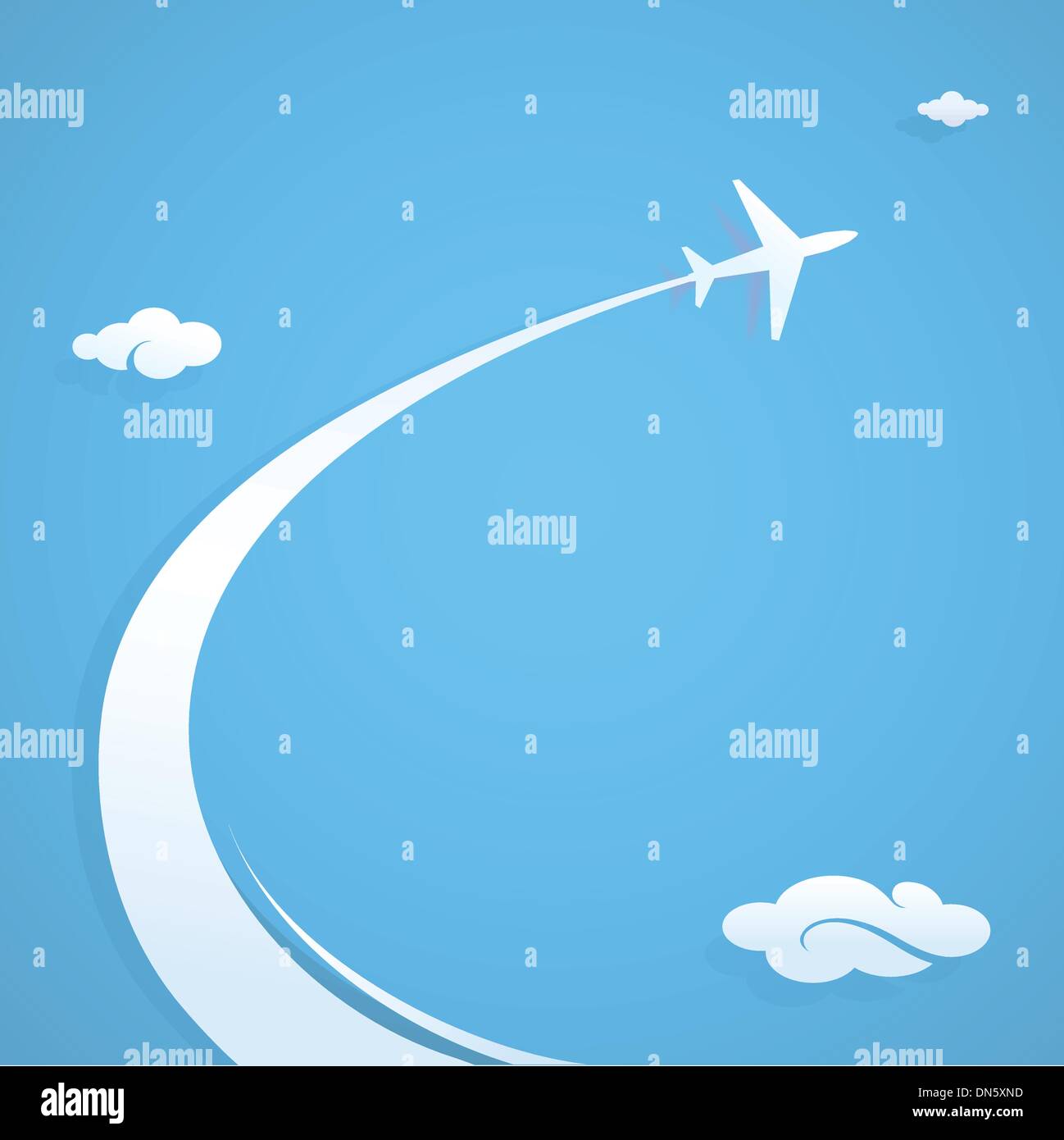 Airplane trail hi-res stock photography and images - Alamy