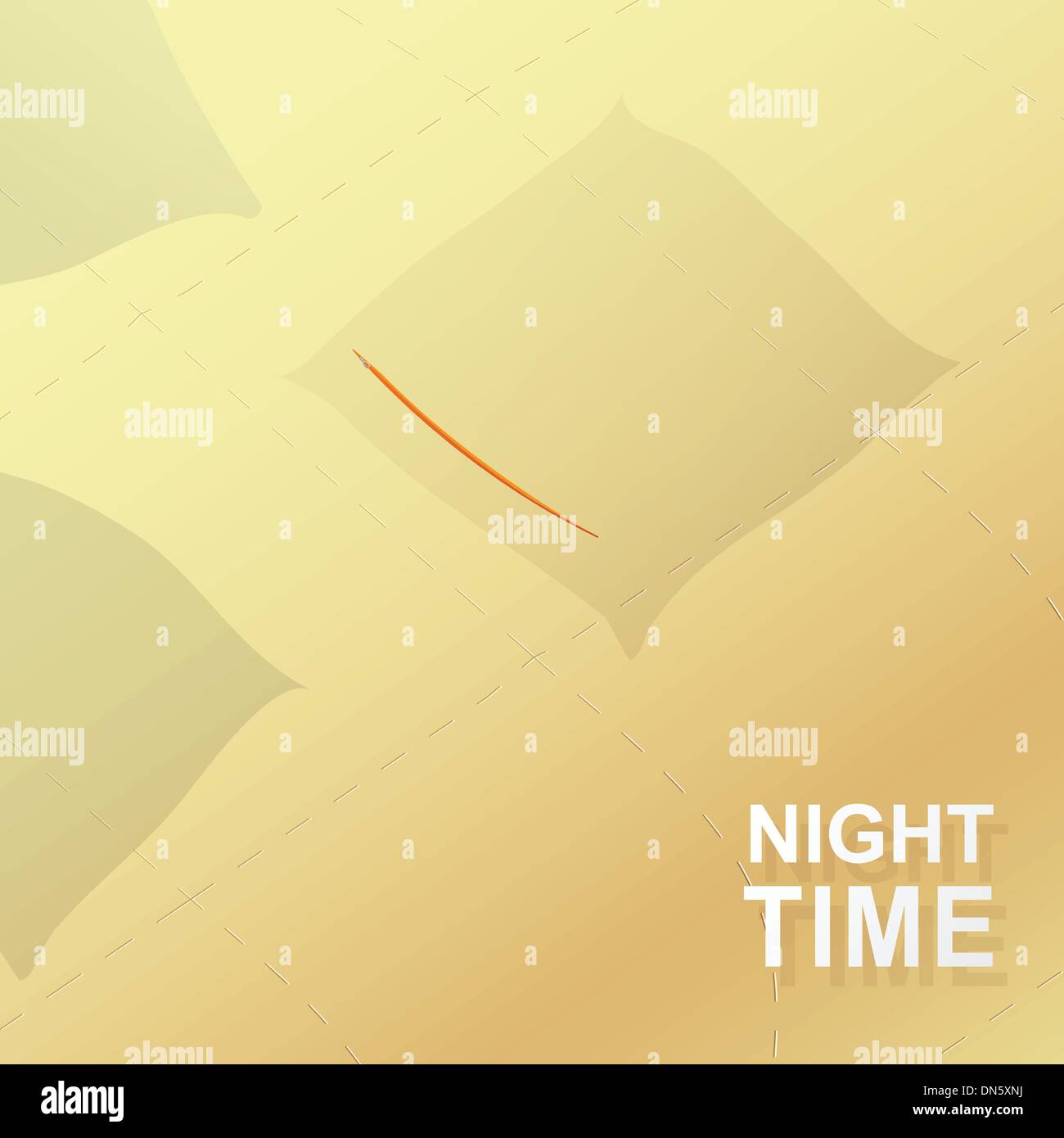 Night time illustration Stock Vector Images - Alamy