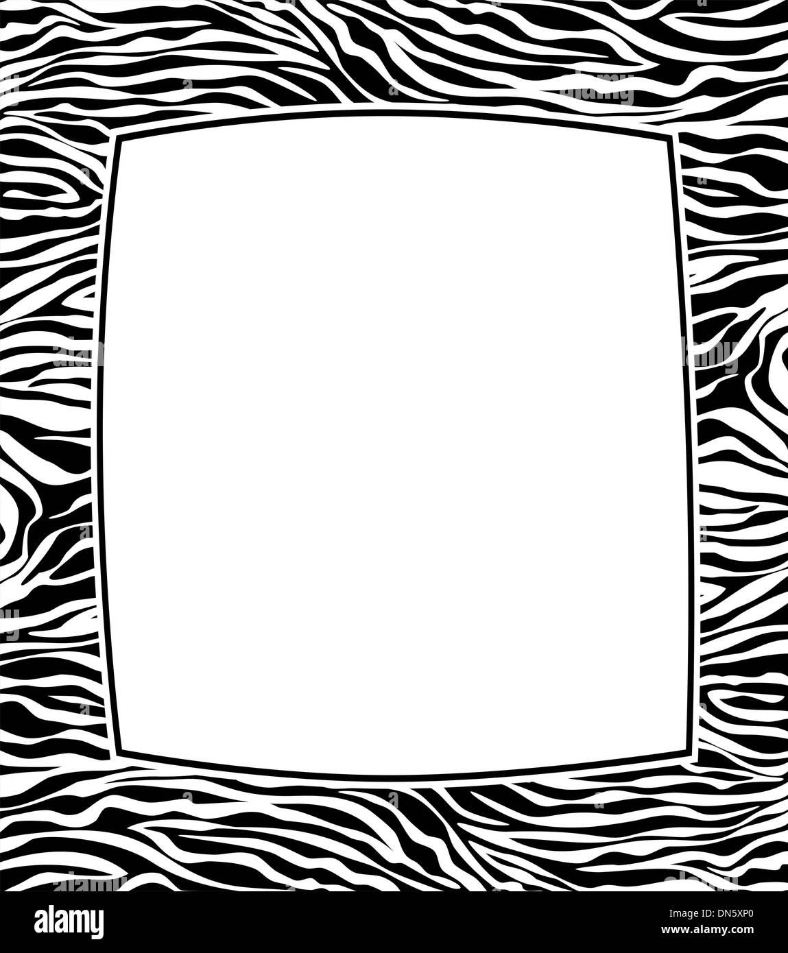 Abstract wavy border frame Stock Vector Images - Alamy