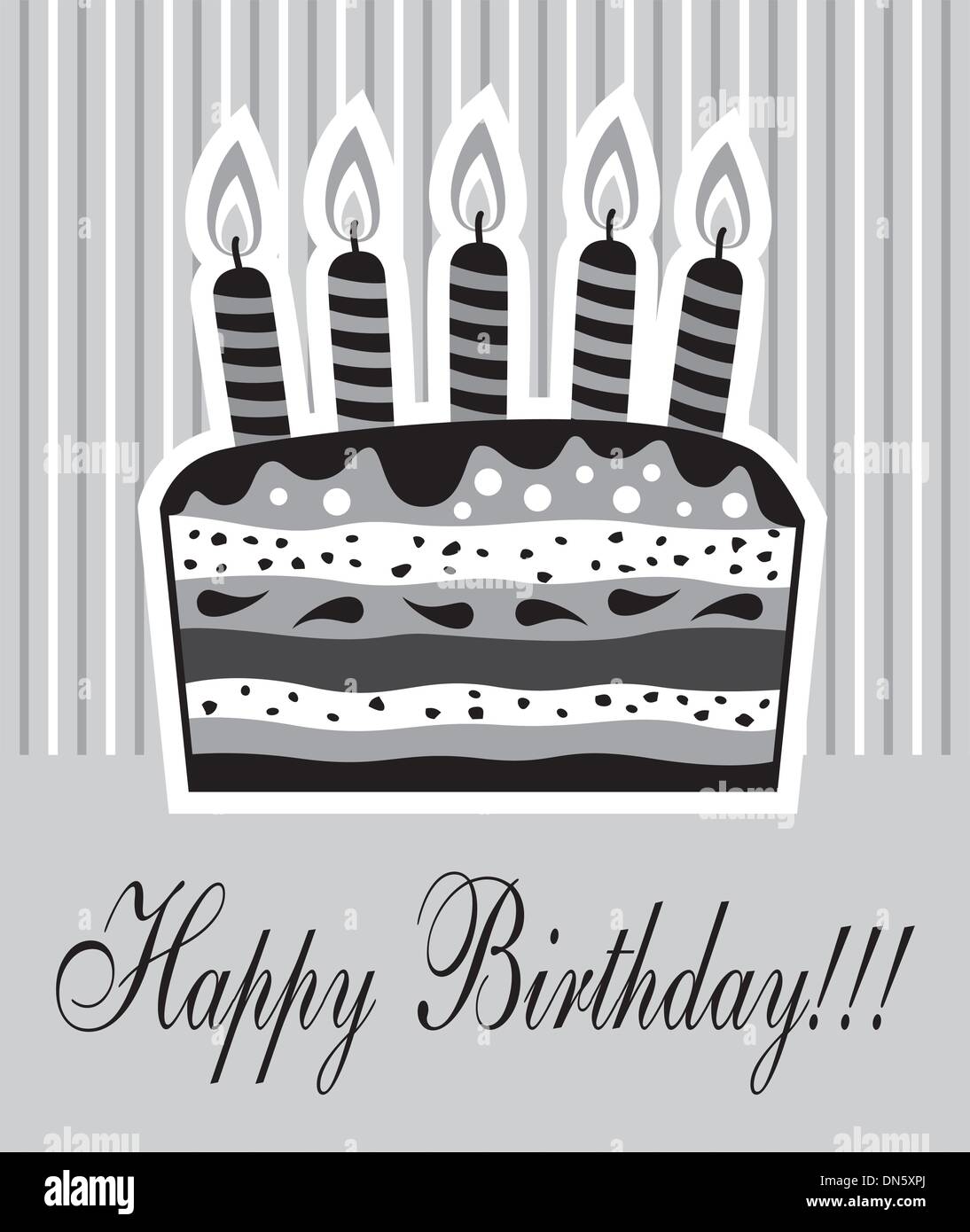 Modern birthday cake hi-res stock photography and images - Alamy