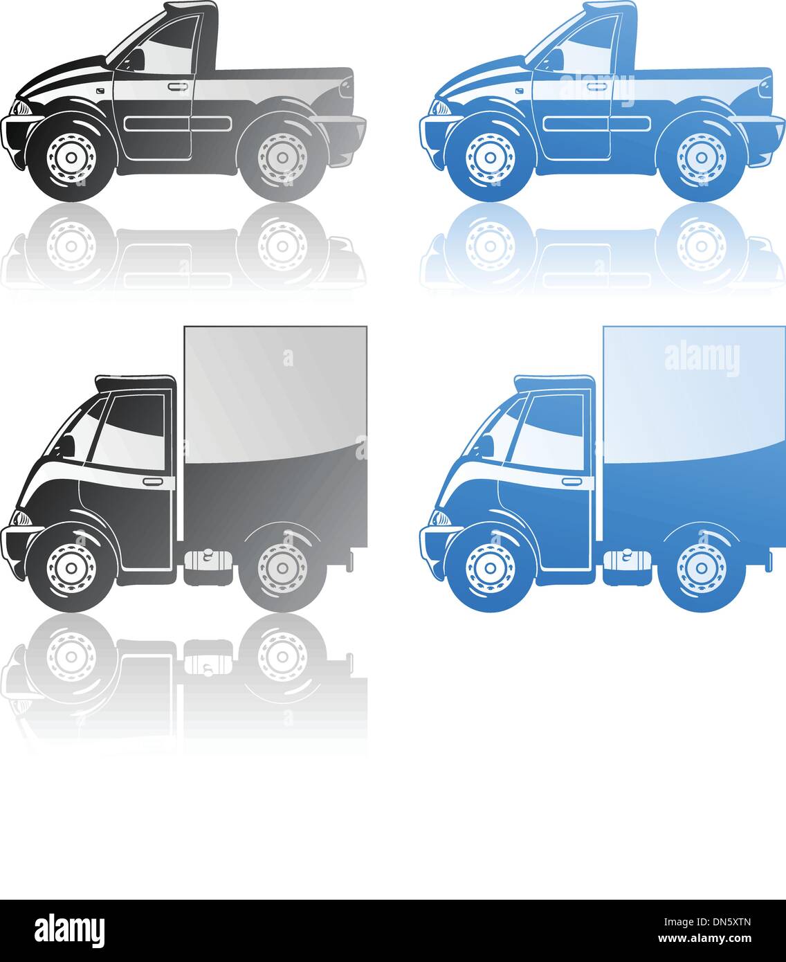 Small utility truck hi-res stock photography and images - Alamy