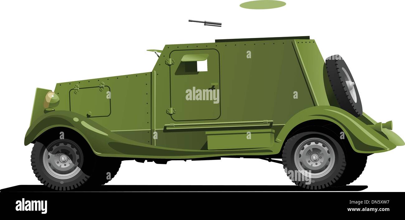 Vintage machine gun on Stock Vector Images - Alamy