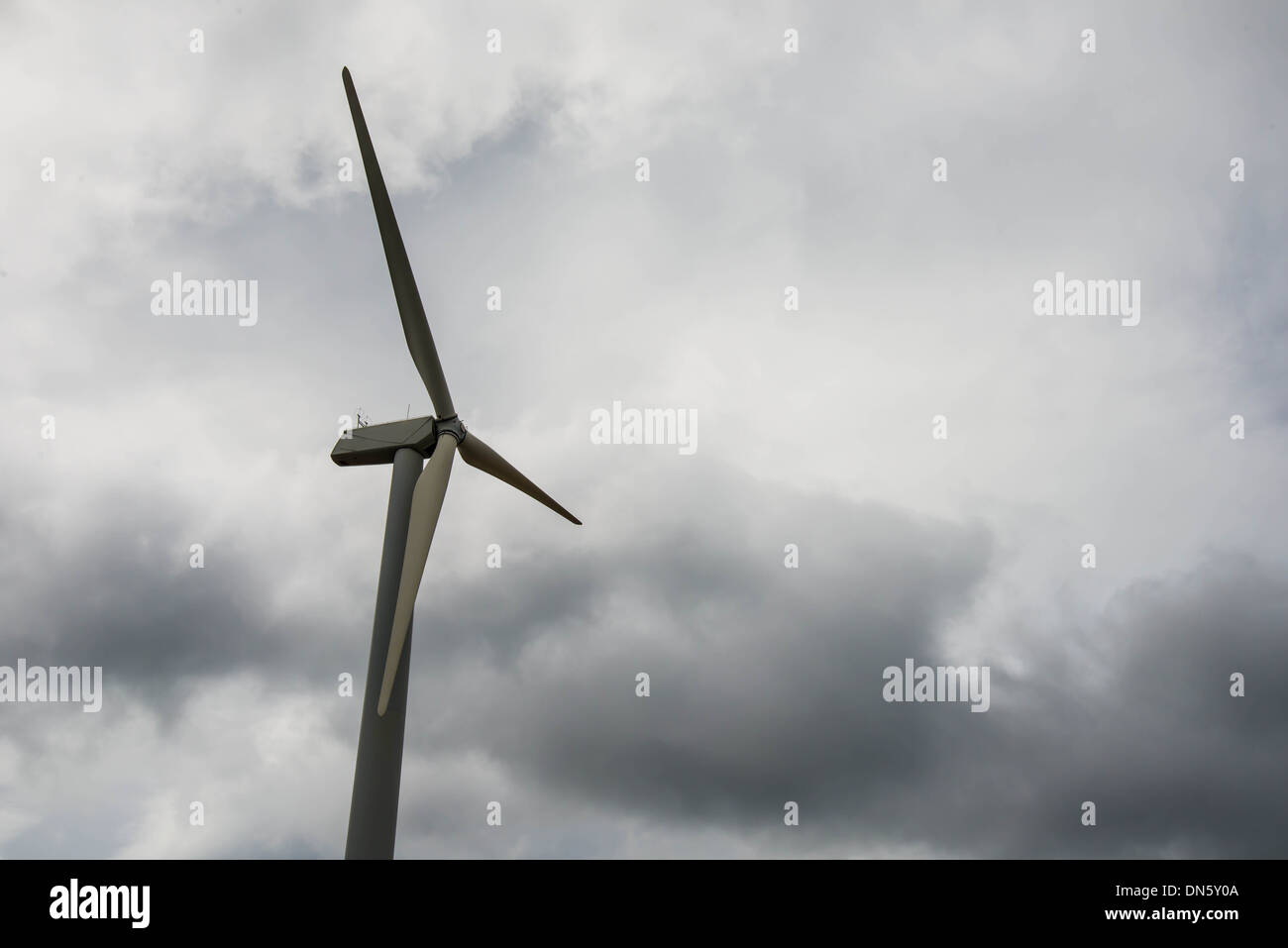 Wind turbine in field background hi-res stock photography and images ...