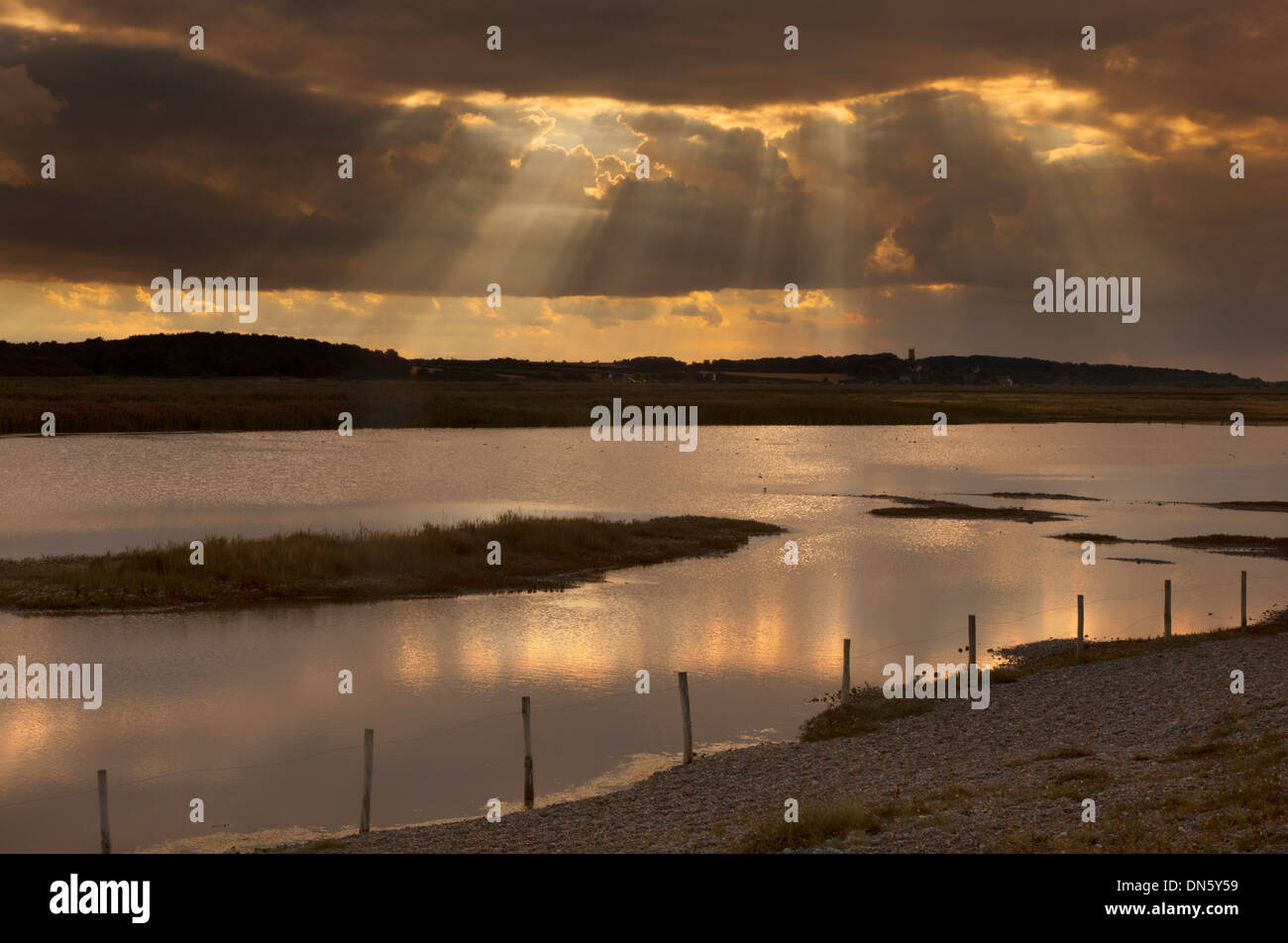 Cley Marshes Nature Reserve on the North Norfolk coast Stock Photo - Alamy