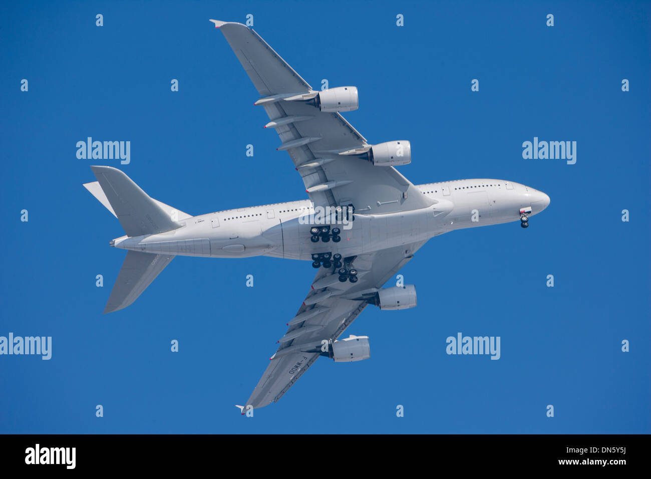 Airbus a380 flight test aircraft hi-res stock photography and images ...