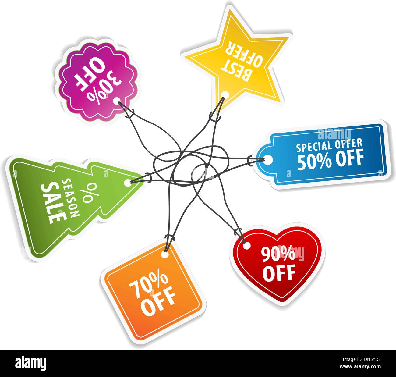 Colorful label hi-res stock photography and images - Alamy