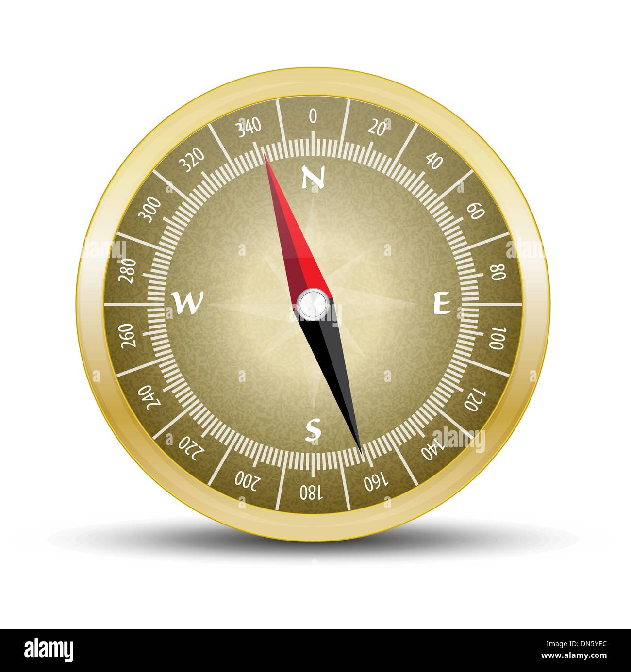 The golden compass Stock Vector Image & Art - Alamy