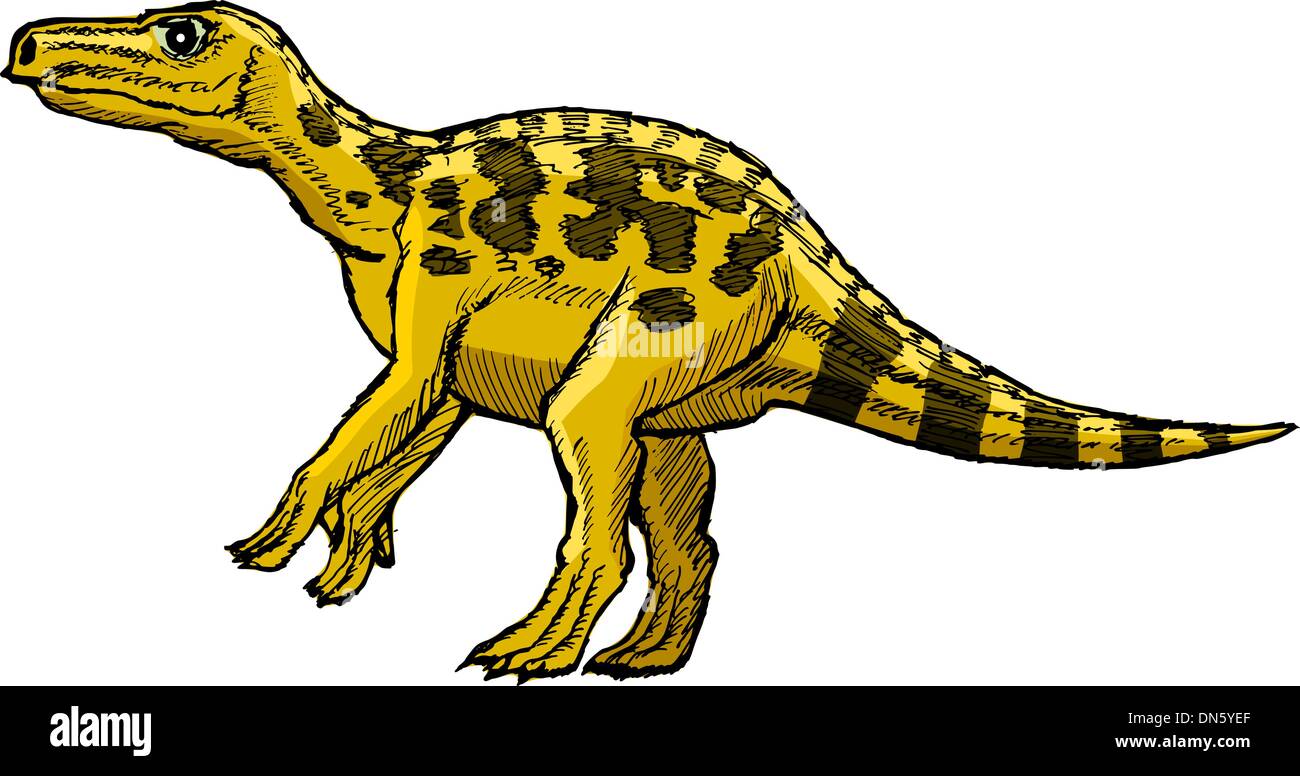 Iguanodon cartoon hi-res stock photography and images - Alamy