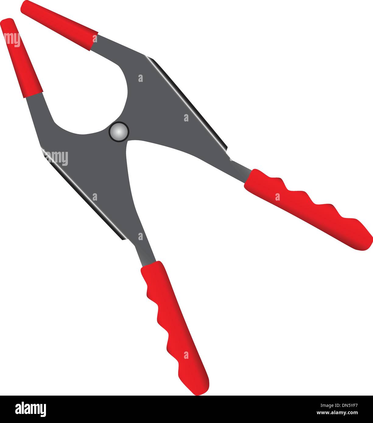 Plastic clamps Stock Vector Images - Alamy