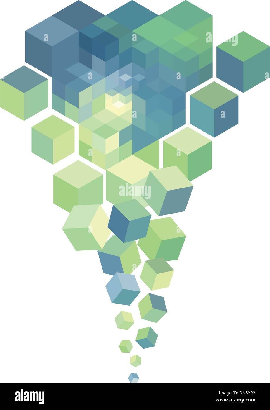 abstract 3d cubes, vector background Stock Vector Image & Art - Alamy