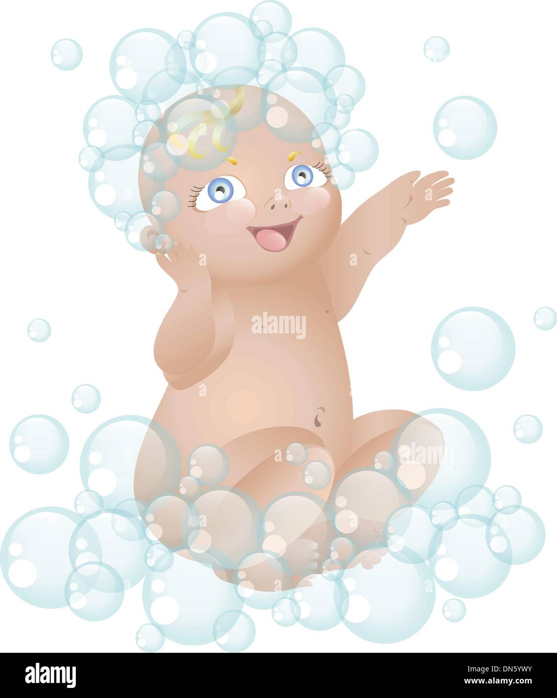 Chubby Kid Stock Vector Images - Alamy