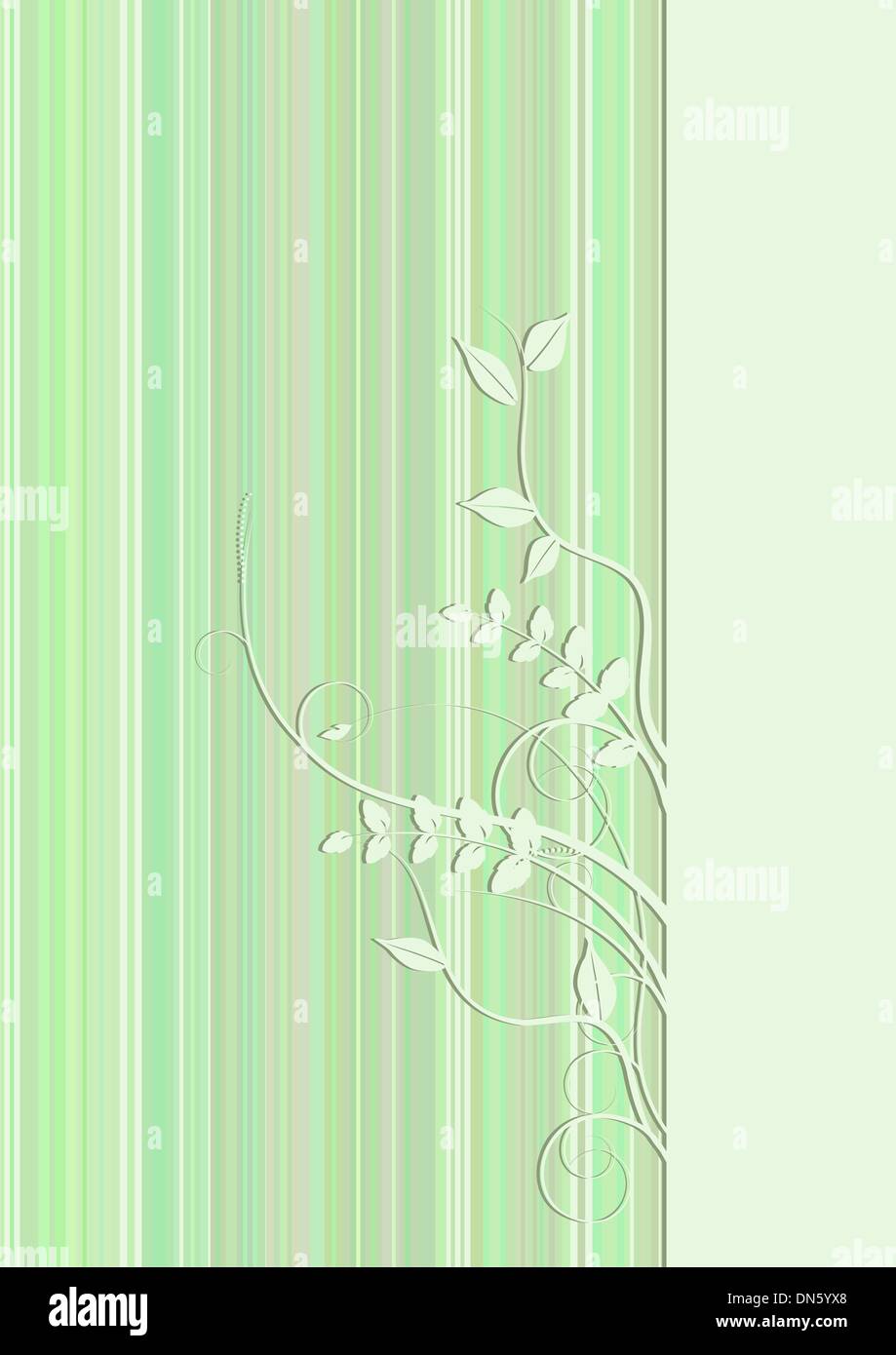 Abstract plants - vector background, banner Stock Vector Image & Art ...