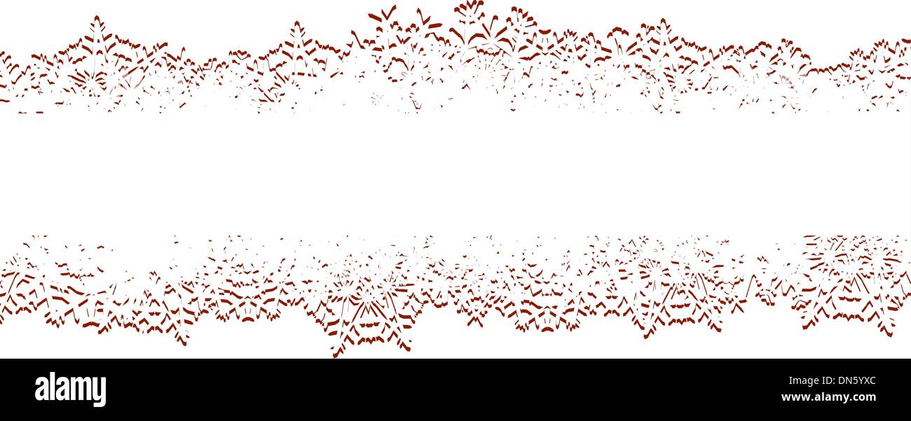 Christmas composition white snowflakes Stock Vector Images - Alamy