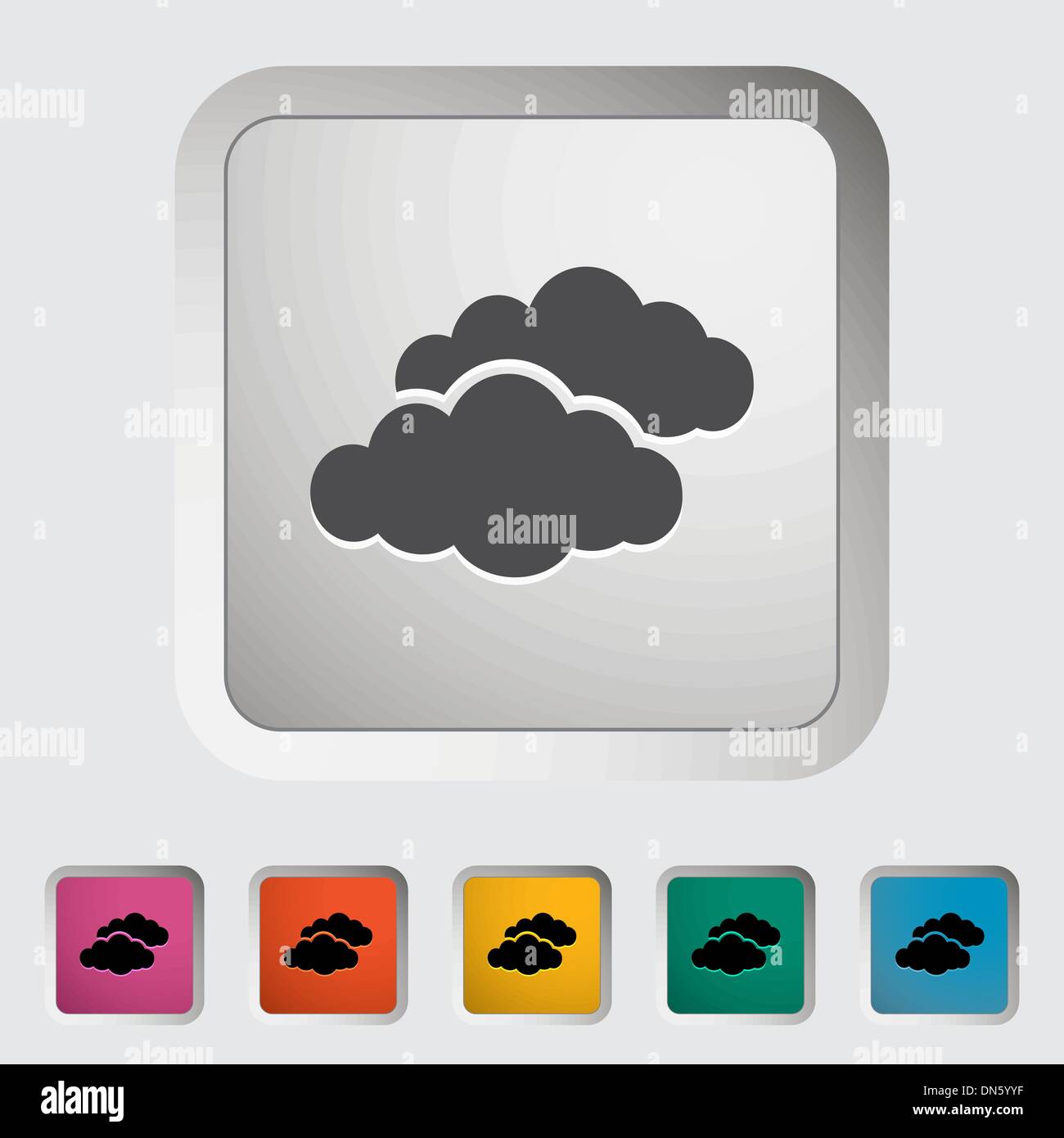 Cloudy overcast Stock Vector Images - Alamy