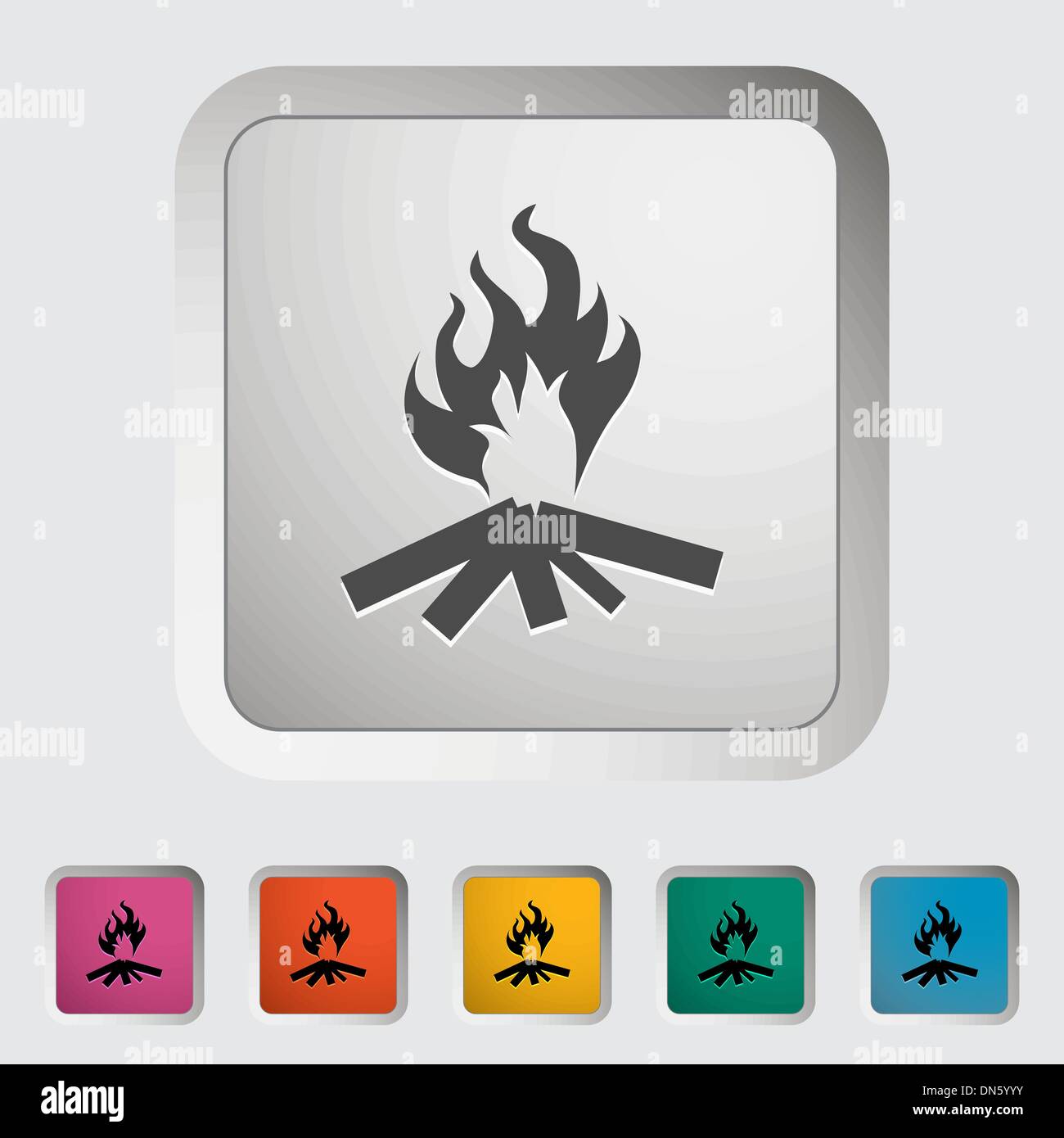 Orange Bonfire Stock Vector Images - Alamy