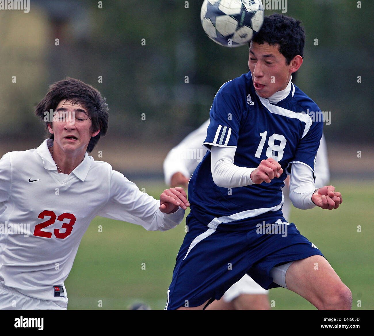 SPORTS Ryan Medina (18) controls for the Buttons when St. Joseph ...