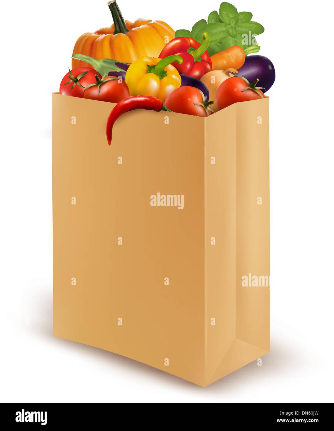 The body shop paper bag Stock Vector Images - Alamy