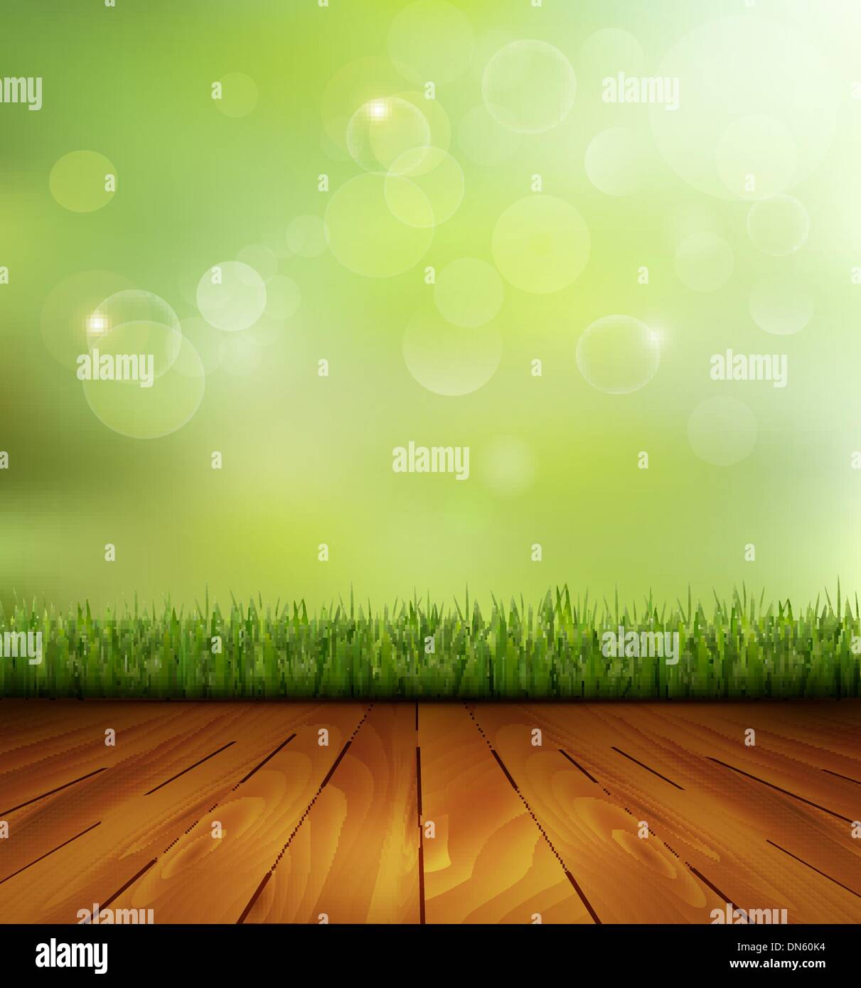 Background wood grass vector Stock Vector Images - Alamy