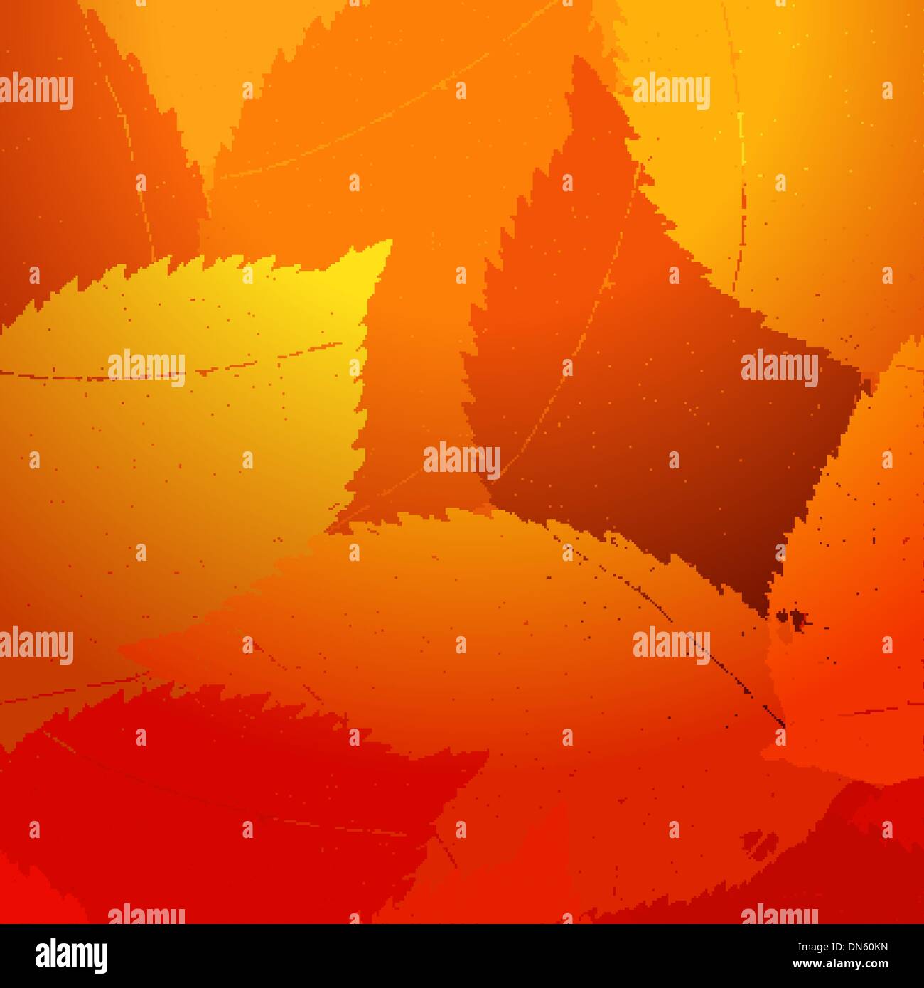 Dry autumn leaves closeup Stock Vector Images - Alamy