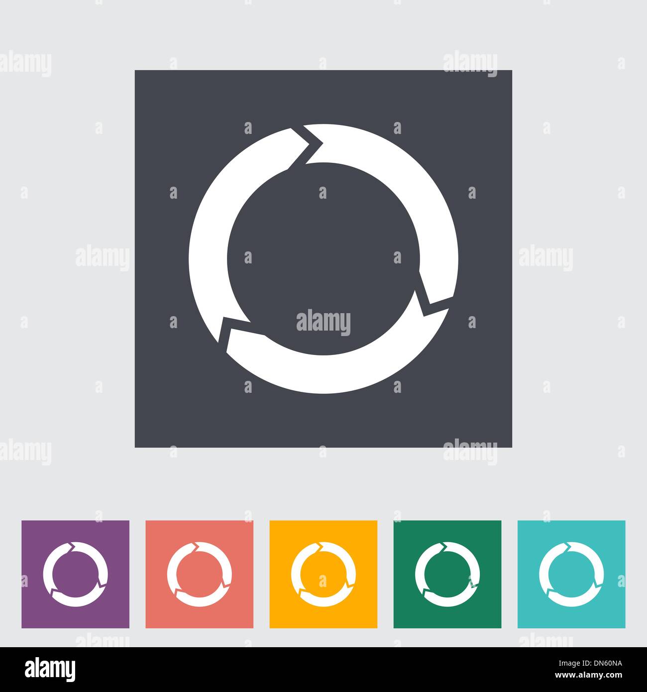 Update flat icon Stock Vector Image & Art - Alamy