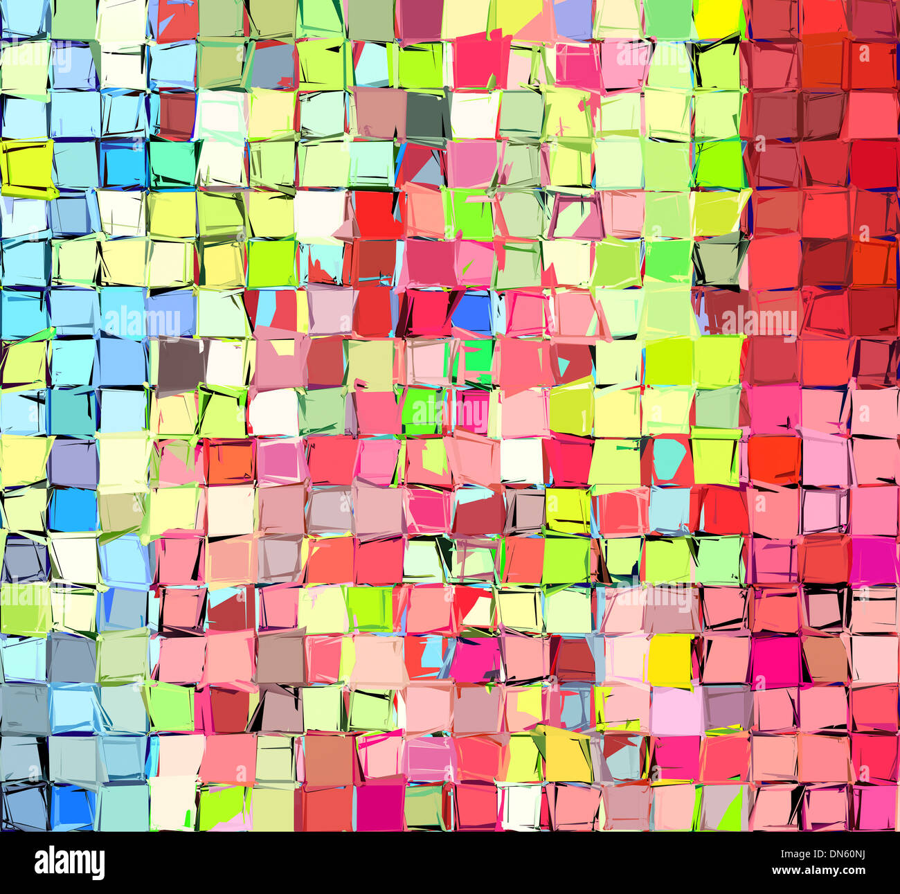 abstract fragmented tile multi color backdrop Stock Photo - Alamy