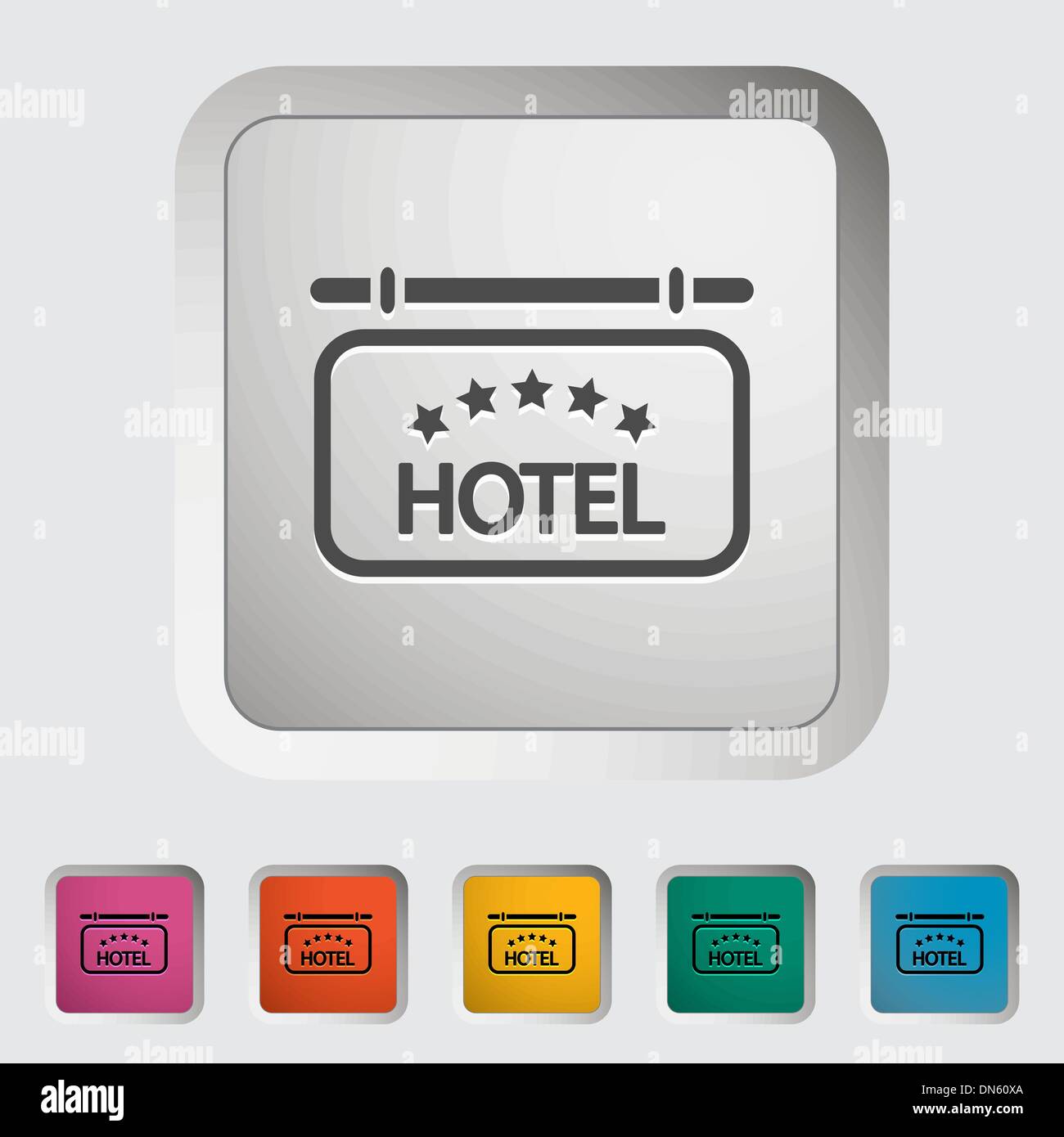 Hotel star sign icon Stock Vector Images - Alamy